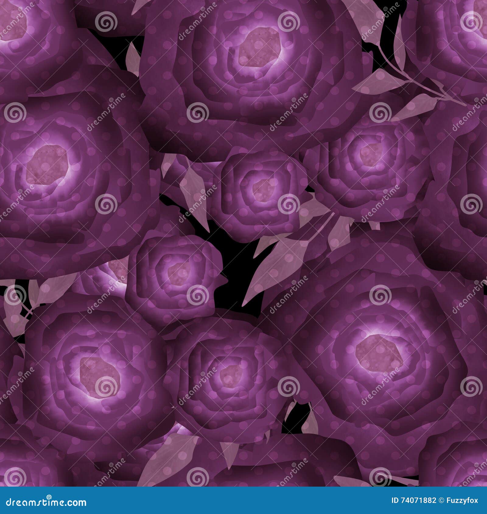 Seamless Romantic Purple, Blurred Roses Background Pattern Texture ...