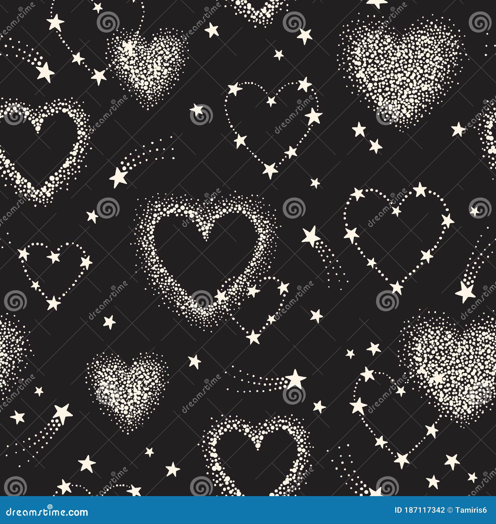 Romantic Space Quote Lettering. Hand Written Poster With Doodle ...