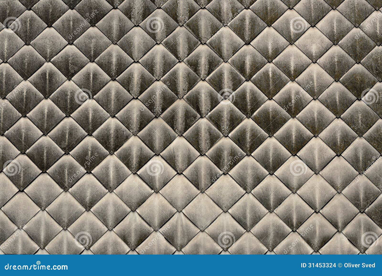 Seamless Roof Texture Of Flat Red Shingles With Embedded Line Patterns ...