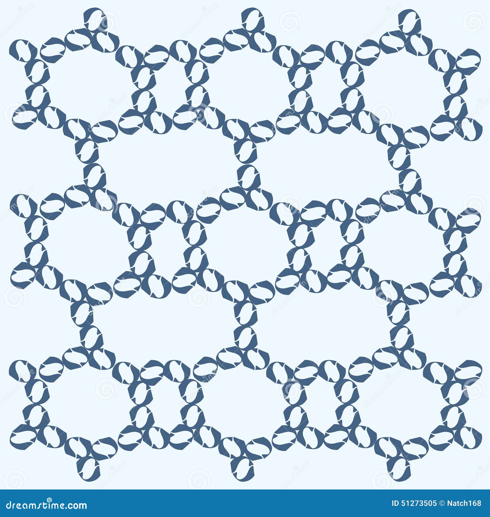 Seamless Rope Knot Pattern Vector Stock Vector - Illustration of blue ...