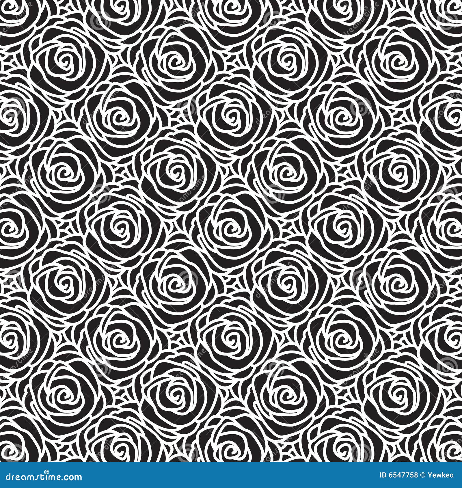 Seamless Rose stock vector. Illustration of wrapped, paper - 6547758