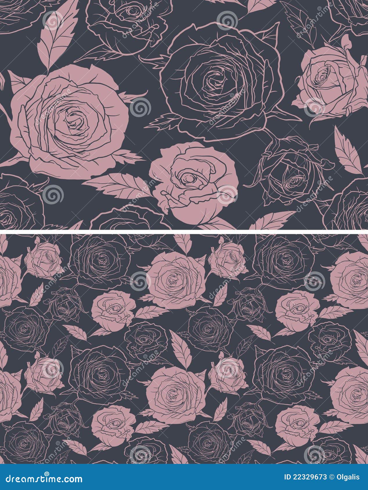 Seamless roses stock illustration. Illustration of bouquet - 22329673