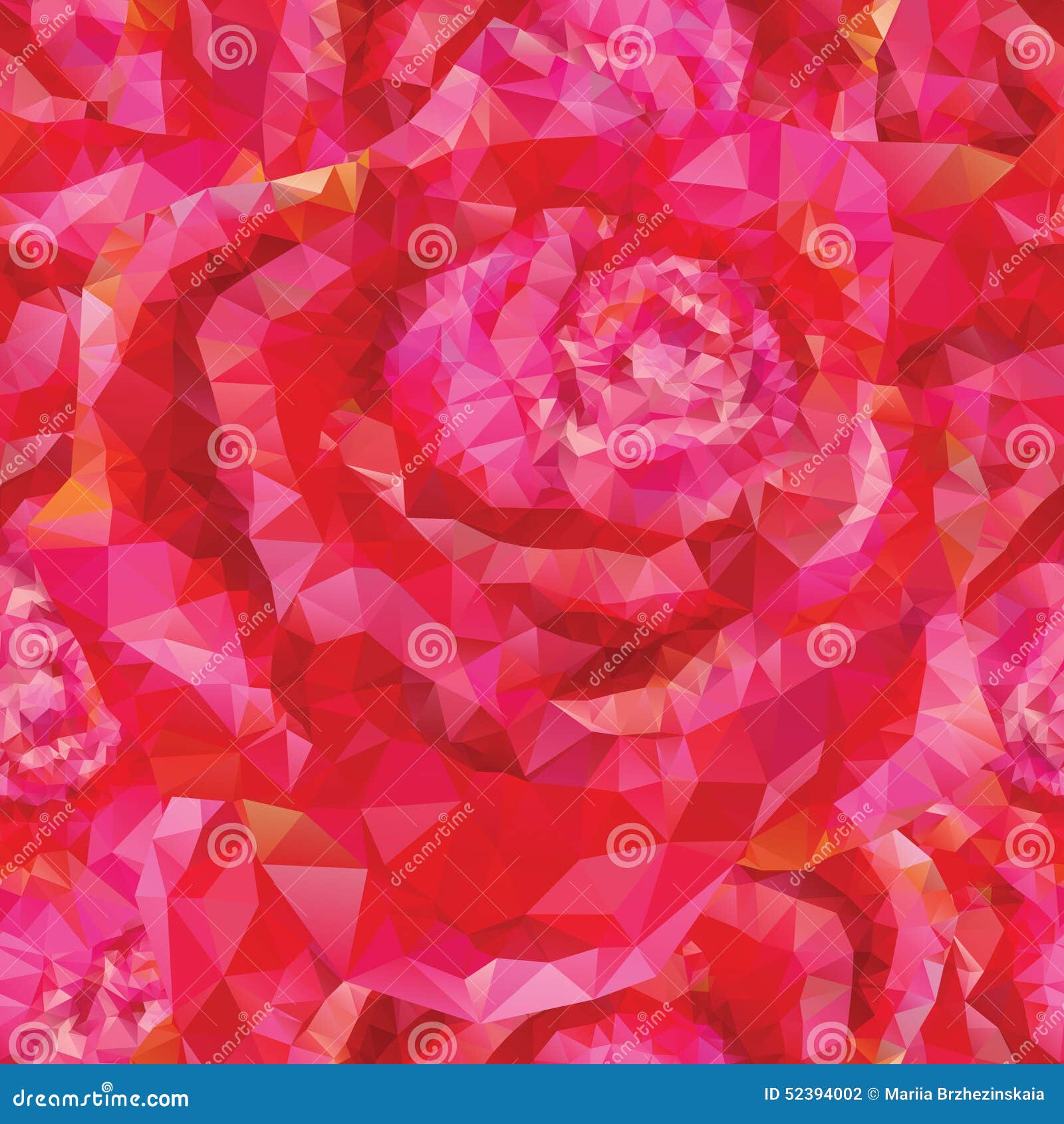 Seamless roses ornament stock vector. Illustration of spring - 52394002