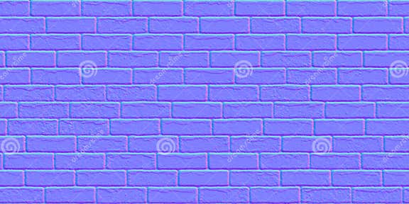 Seamless Rough Subway Brick Wall Normal Map Background Texture Stock Illustration - Illustration ...