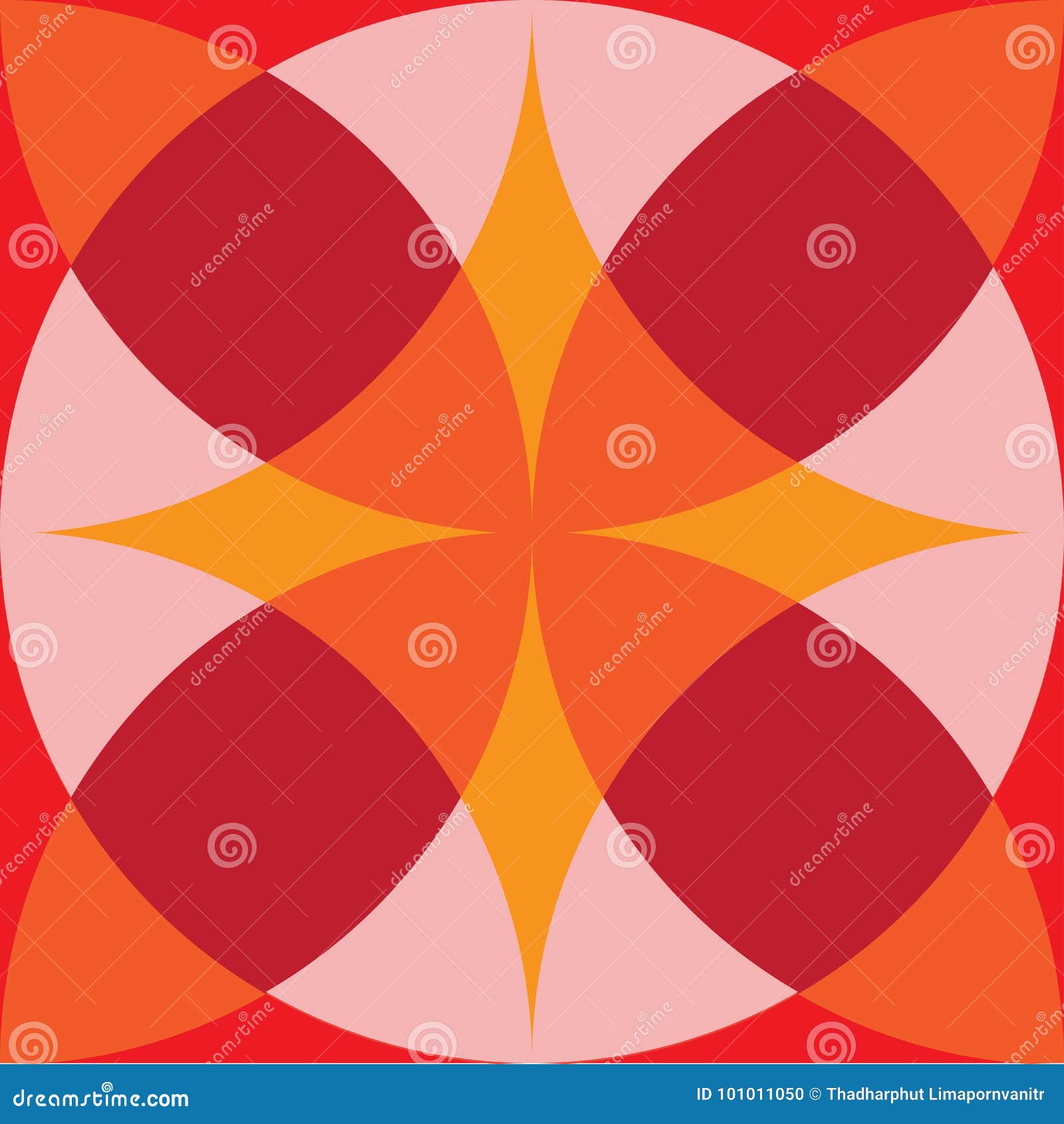 SEAMLESS ROUND PATTERN stock vector. Illustration of pattern - 101011050