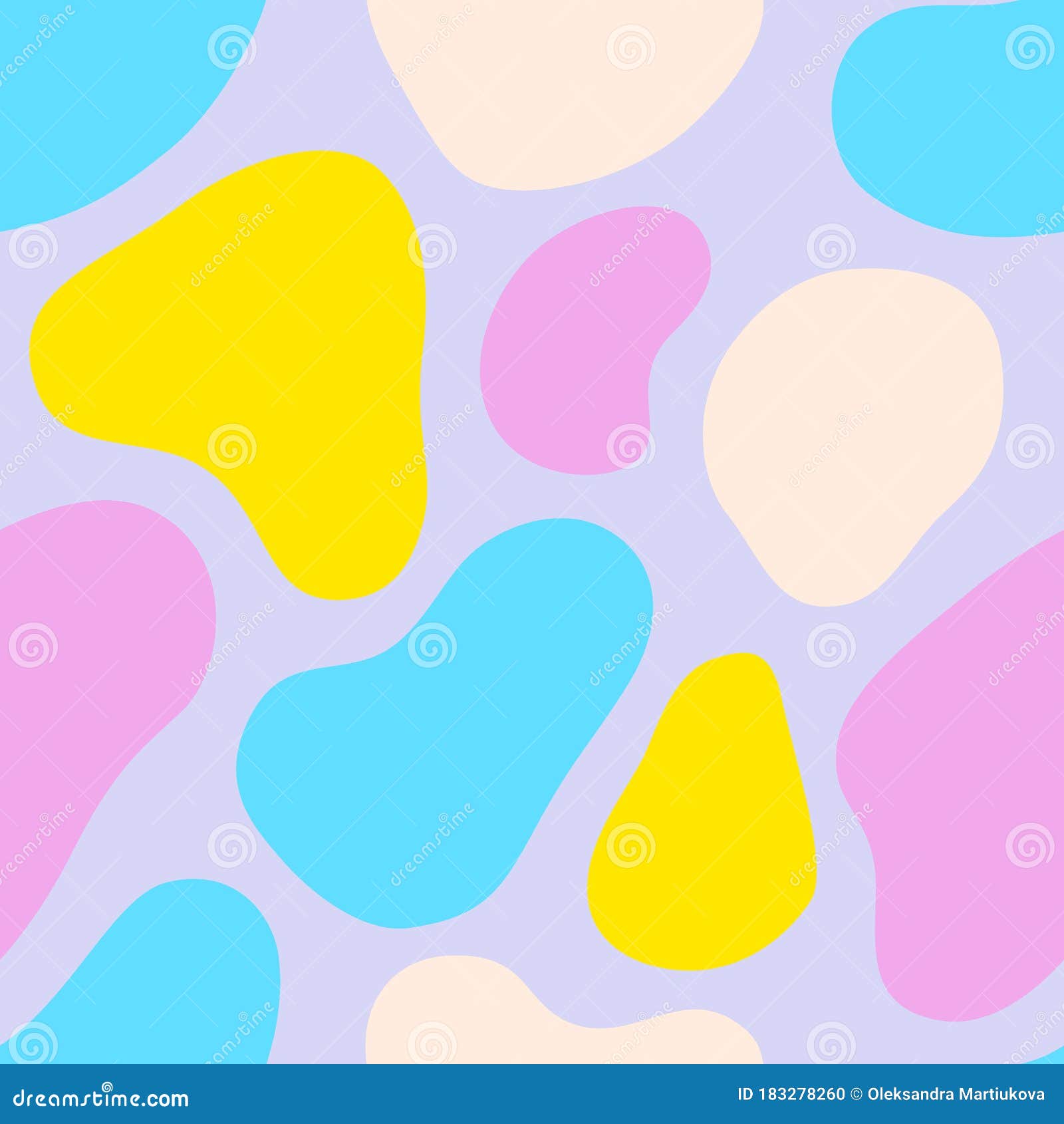Seamless Round Stone Pattern. Abstract Colorful Background with Organic ... Seamless Round Stone Pattern. Abstract Colorful Background with Organic ...