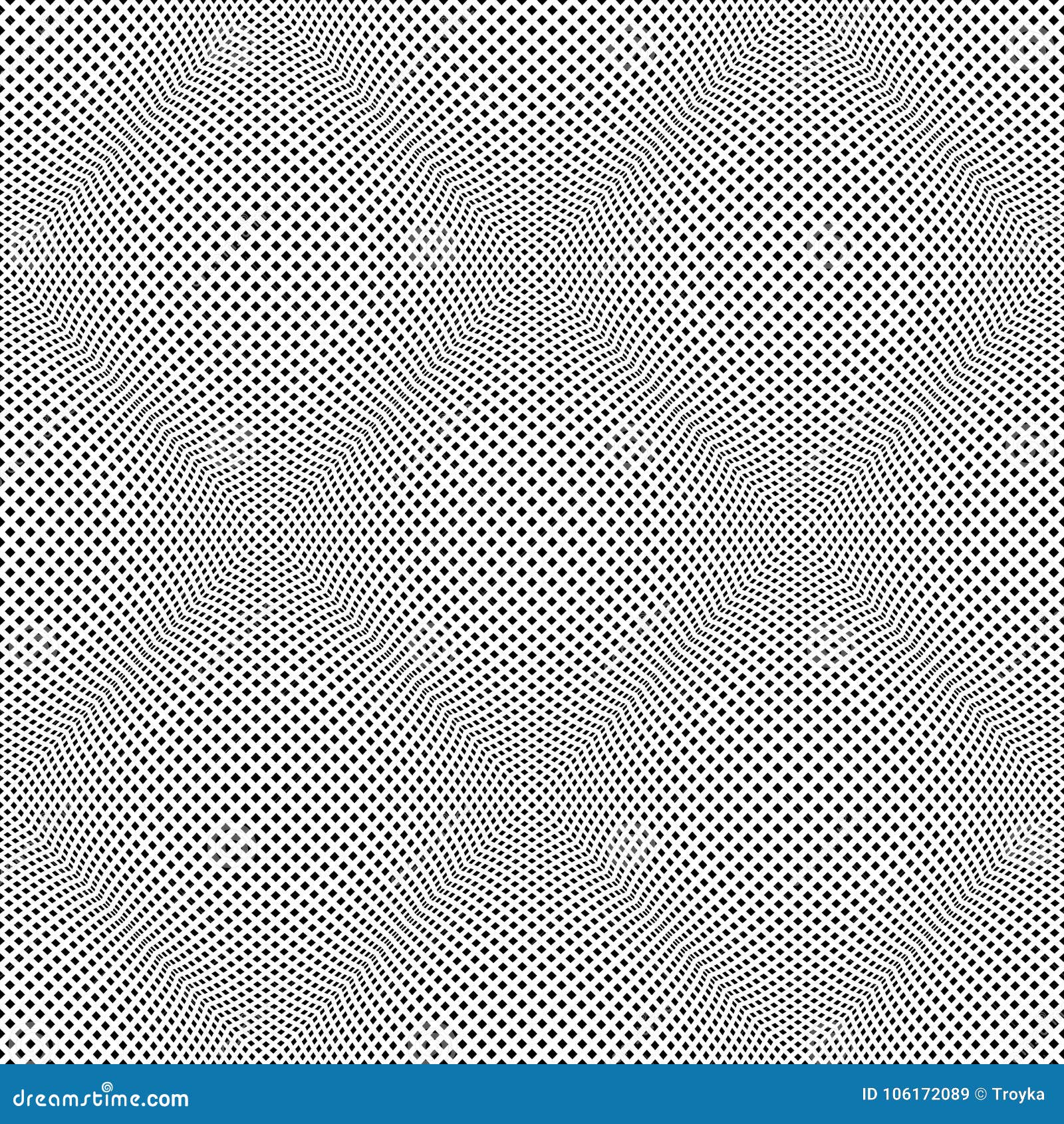 Seamless Rounded Convex Checked Pattern. Stock Vector - Illustration of ...