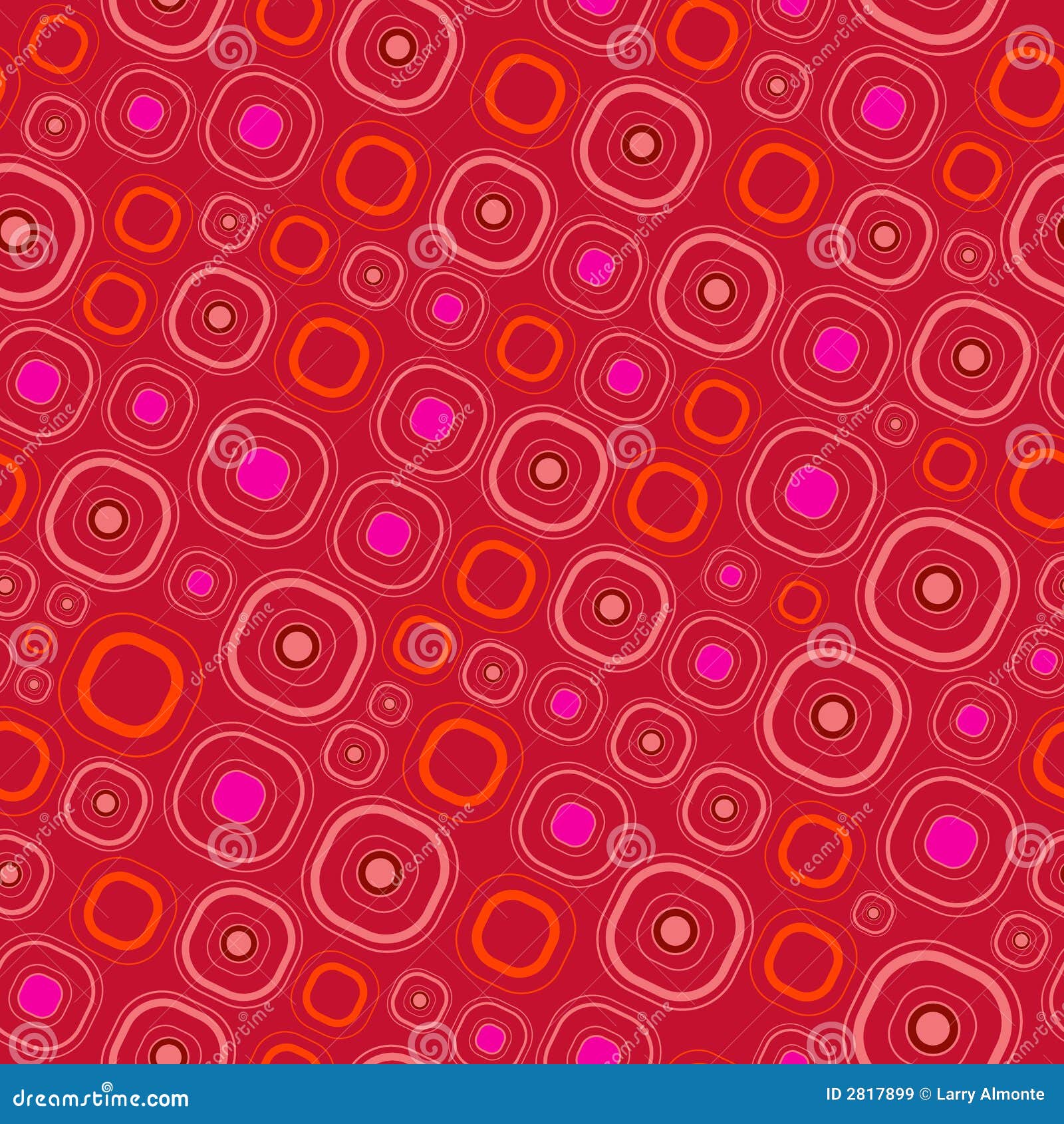 Seamless Rounded Squares Red Stock Vector - Illustration of orange ...