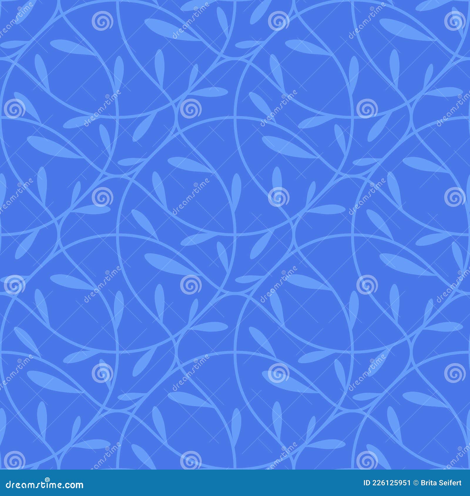 Seamless Royal Blue Abstract Geometric Pattern with White Lines on a ...