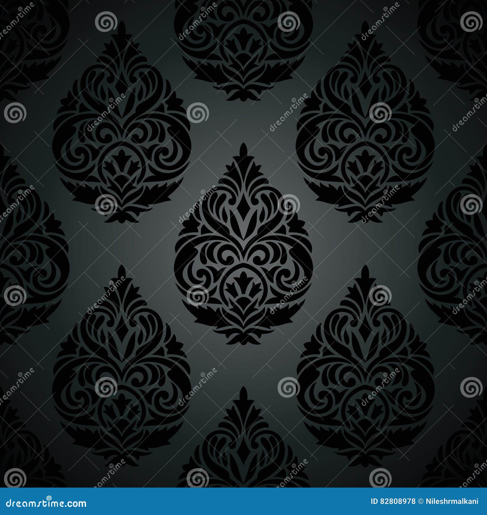 Seamless royal wallpaper stock vector. Illustration of ornamental ...