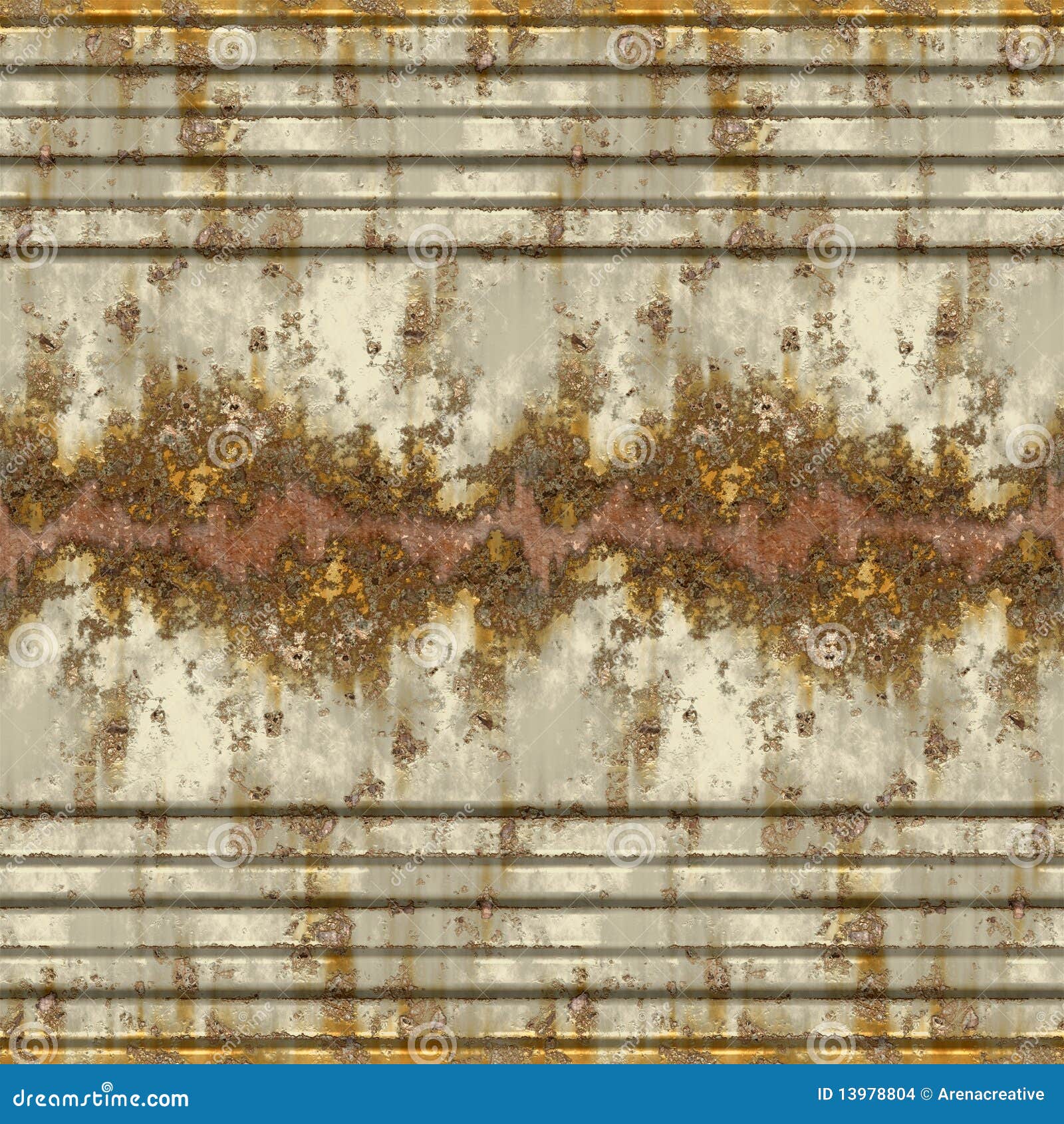 Seamless Rusted Panel stock illustration. Illustration of metal - 13978804