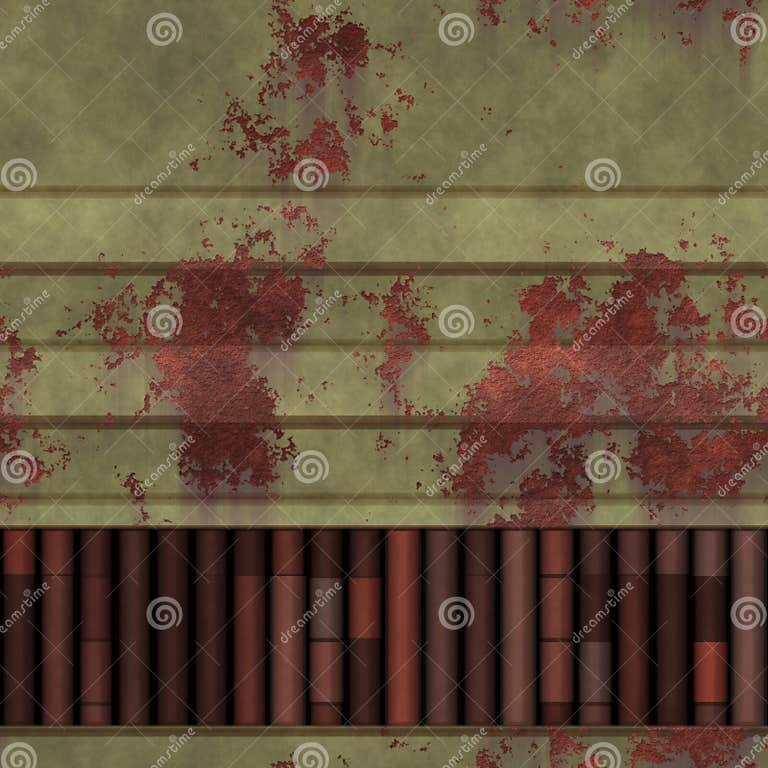 Seamless Rusty Bulkhead Metal Pattern Stock Illustration - Illustration ...