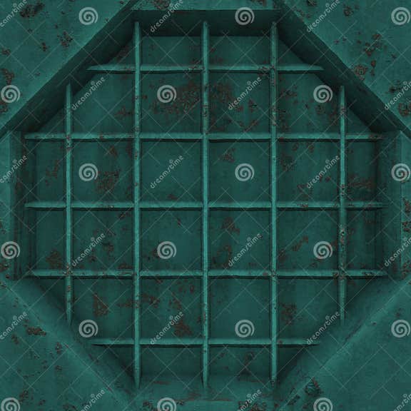 Seamless Rusty Bulkhead Metal Pattern Stock Illustration - Illustration ...