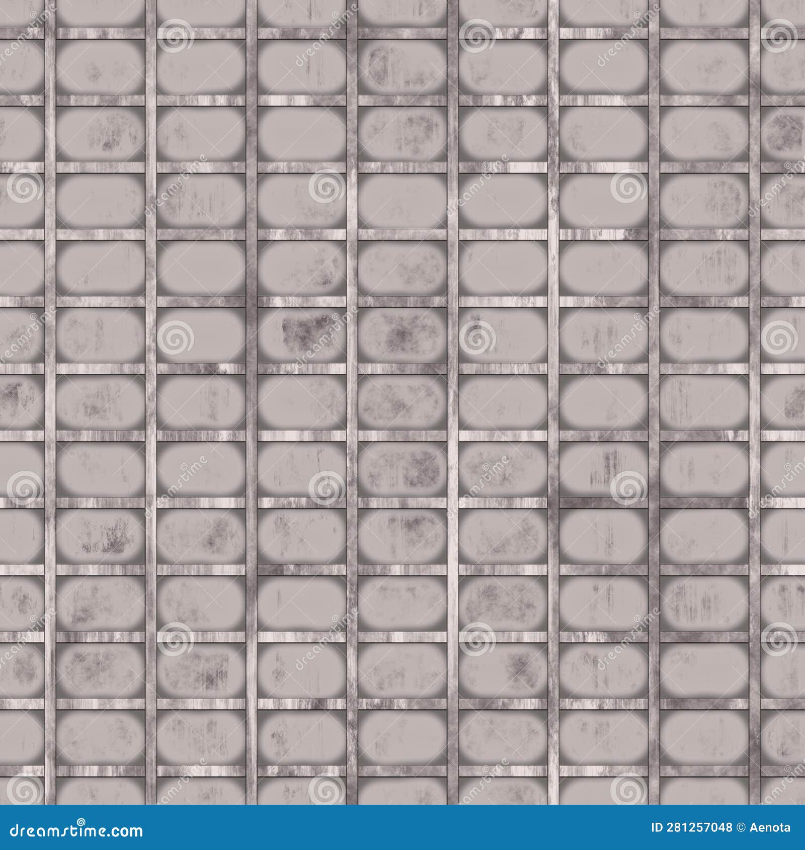 Seamless Rusty Bulkhead Metal Pattern Stock Illustration - Illustration ...