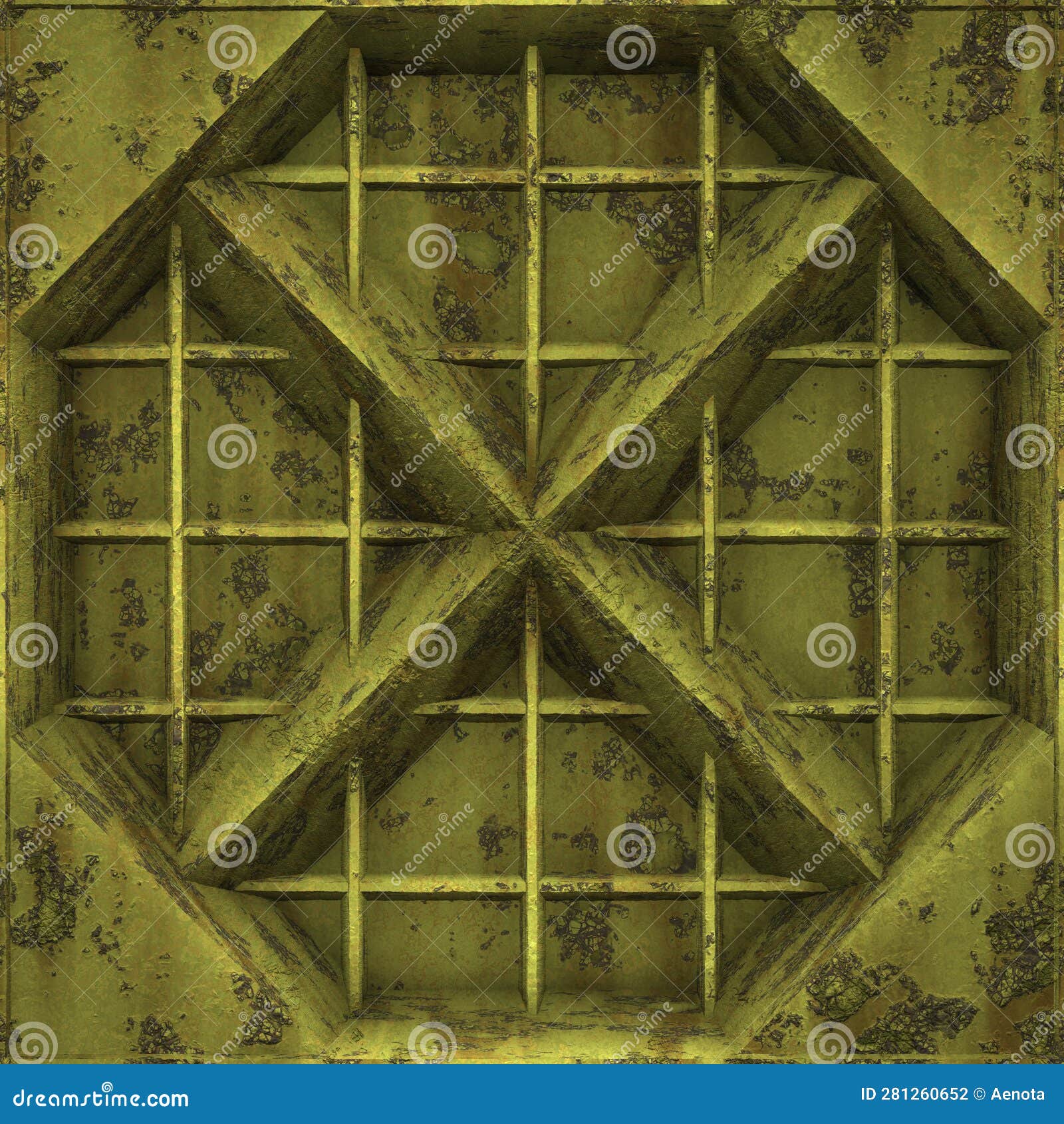 Seamless Rusty Bulkhead Metal Pattern Stock Illustration - Illustration ...