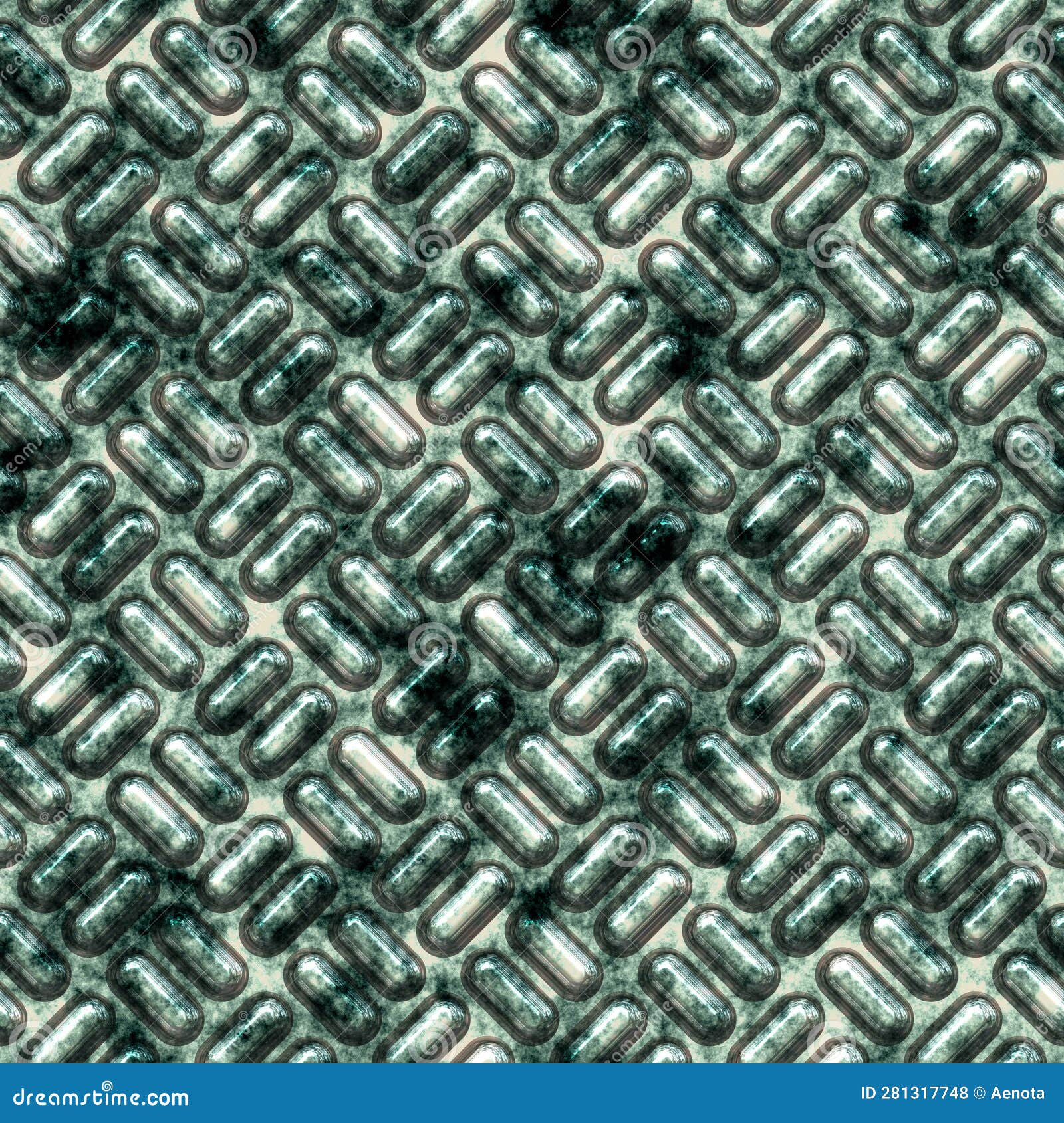 Seamless Rusty Bumped Metal Pattern Stock Photography | CartoonDealer ...