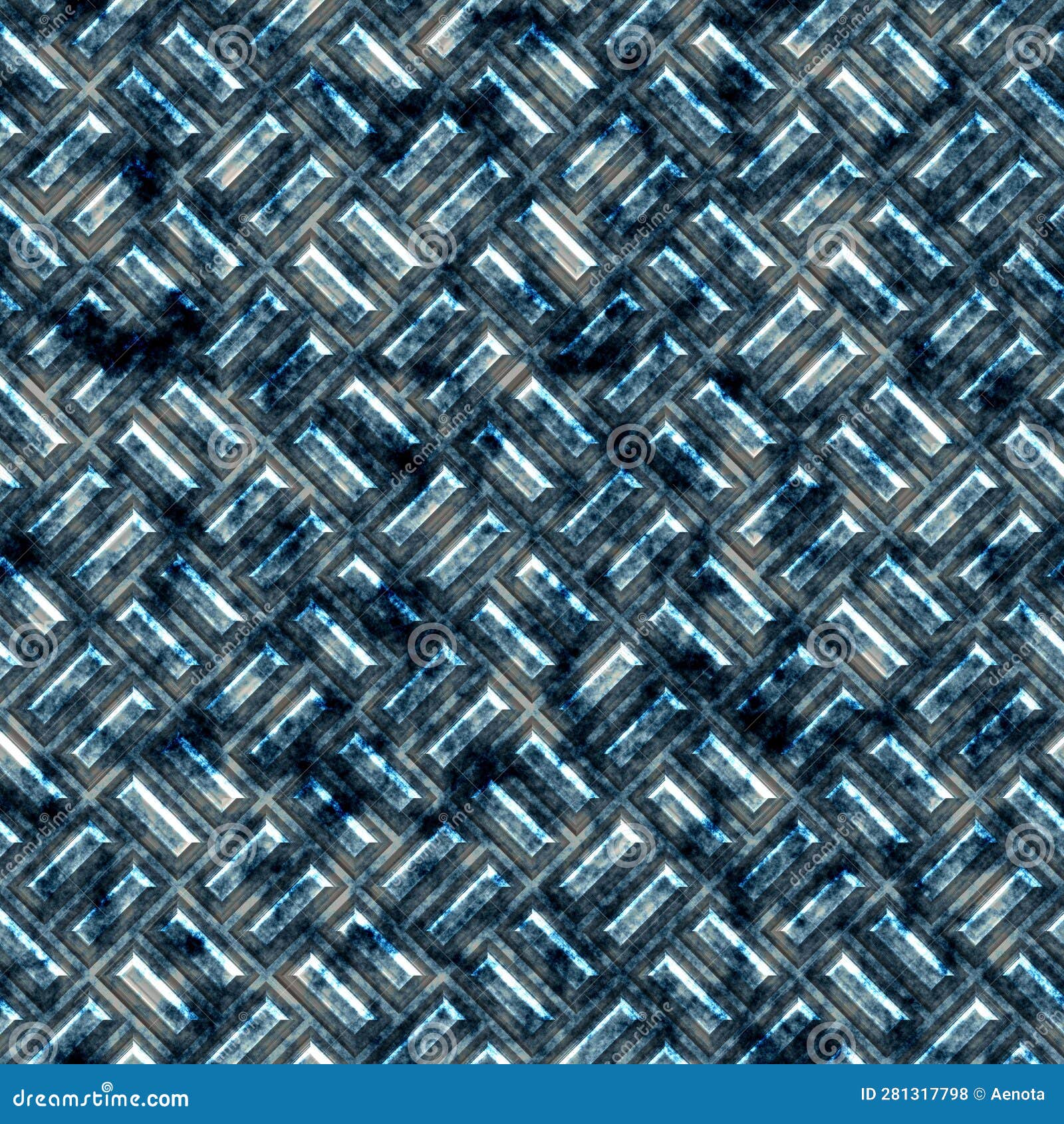 Seamless Rusty Bumped Metal Pattern Royalty-Free Stock Image ...