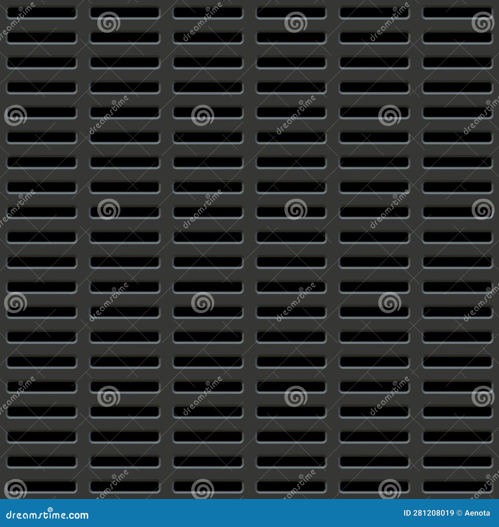 Seamless Rusty Metal Grille Pattern Stock Illustration - Illustration ...