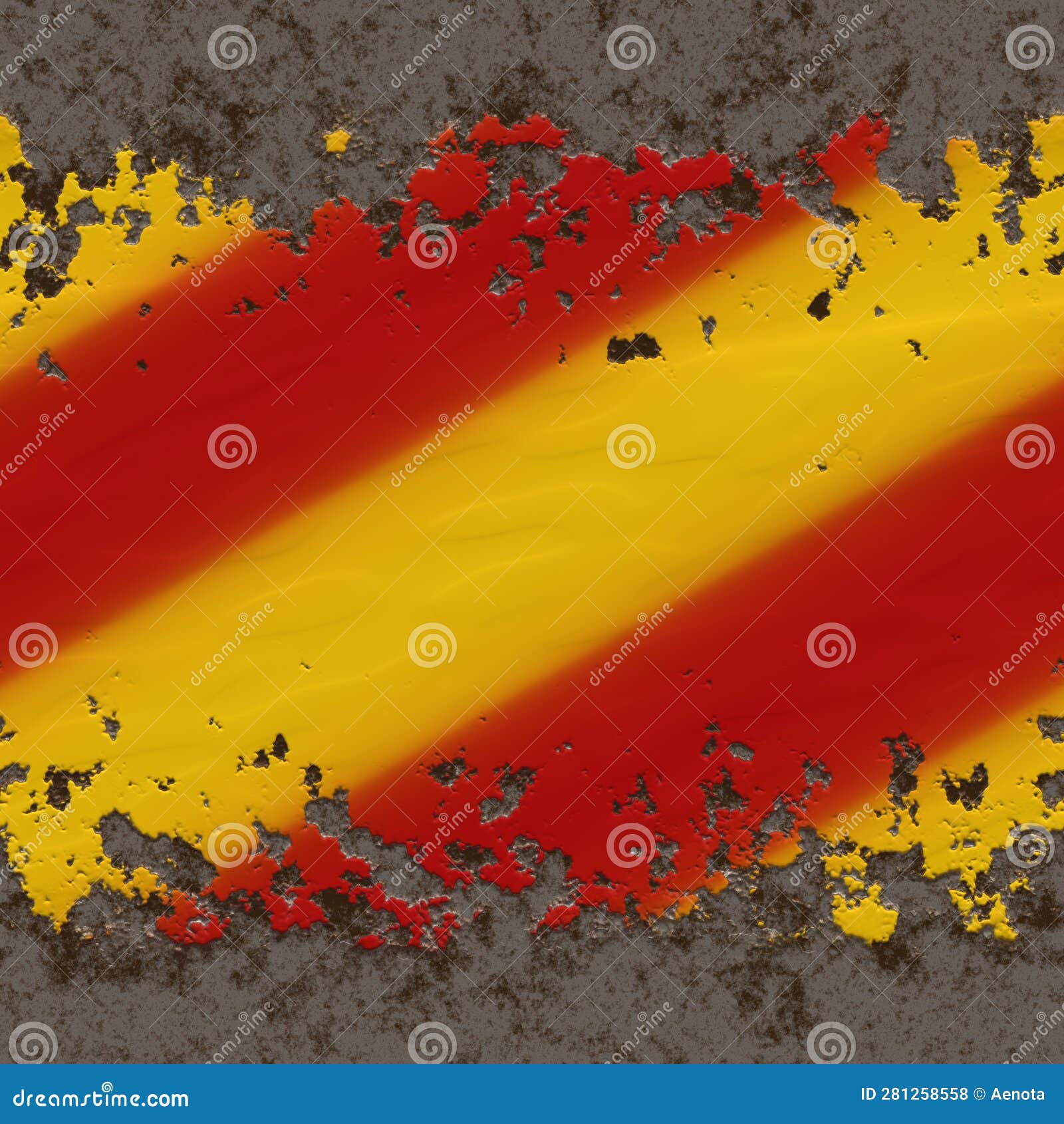 Seamless Rusty Metal Hazard Stripes Pattern Stock Illustration ...