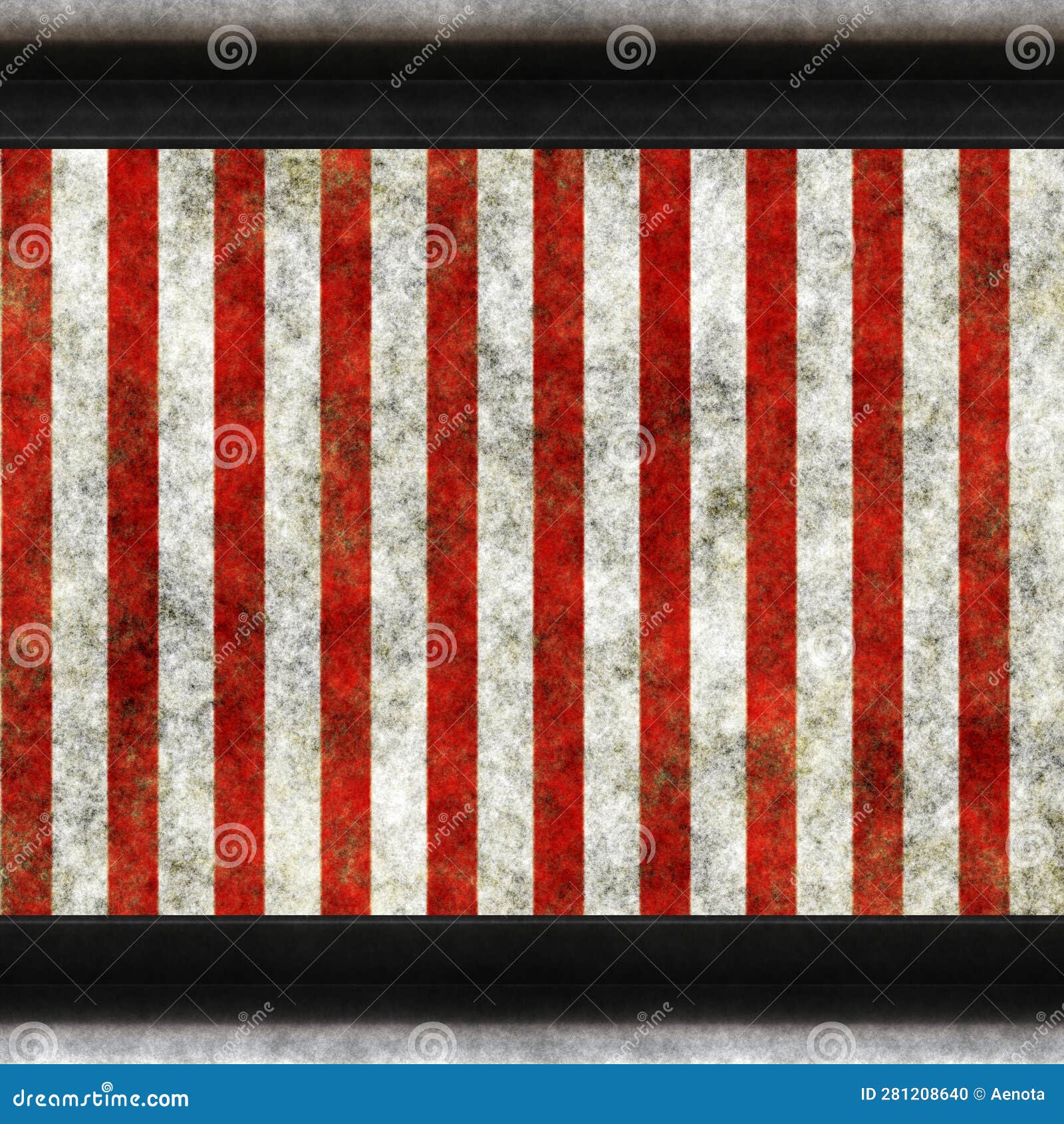 Seamless Rusty Metal Hazard Stripes Pattern Stock Illustration ...