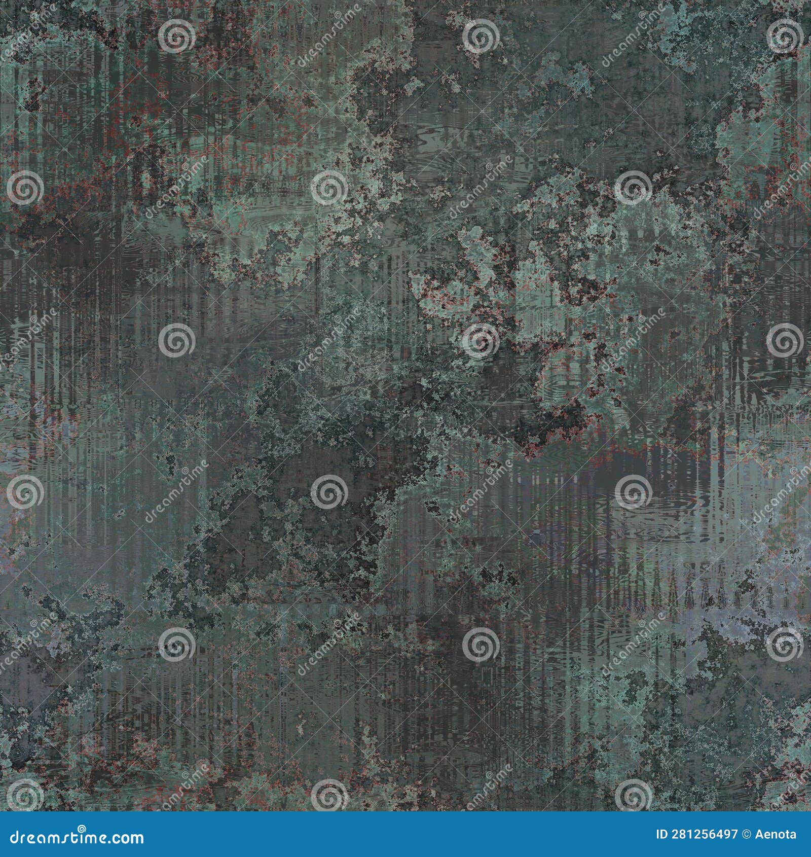 Seamless Rusty Metal Pattern Stock Illustration - Illustration of ...