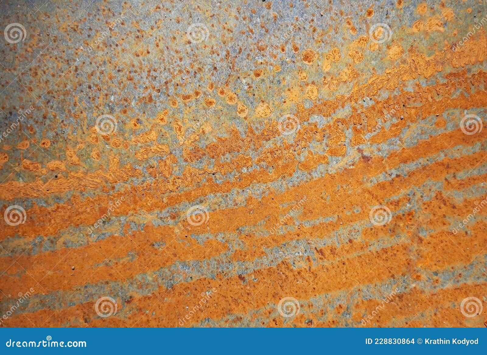 Seamless Rusty Metal Texture Background Stock Photo - Image of circle ...