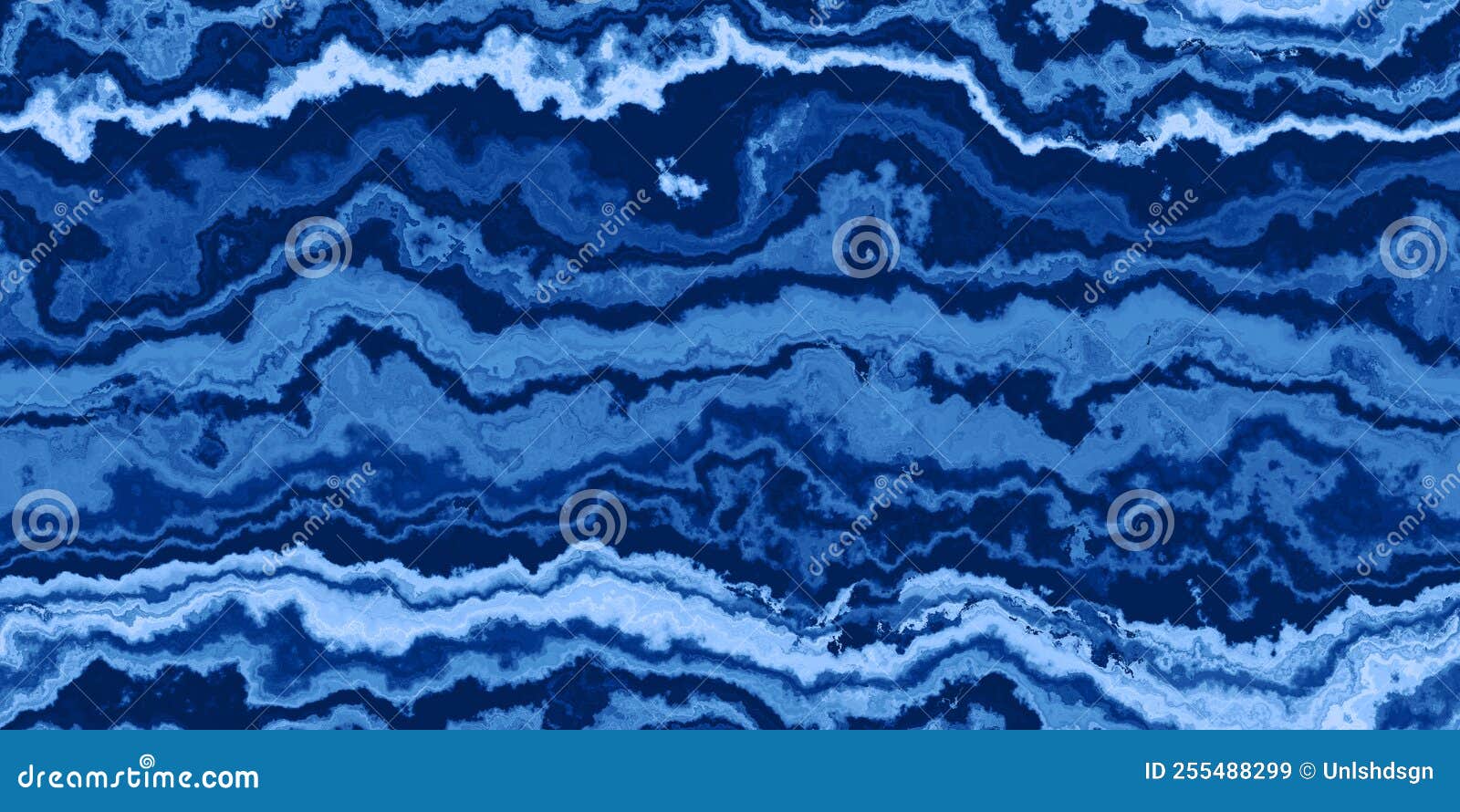 Seamless Sapphire Blue Agate Gem Stone Horizontal Cross Section ...