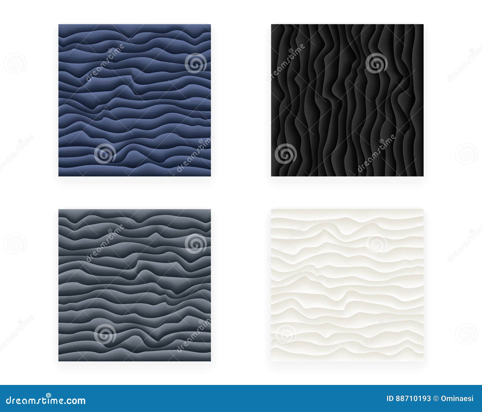 Seamless Scale Abstract Design Geometric Patterns Set Design Template ...