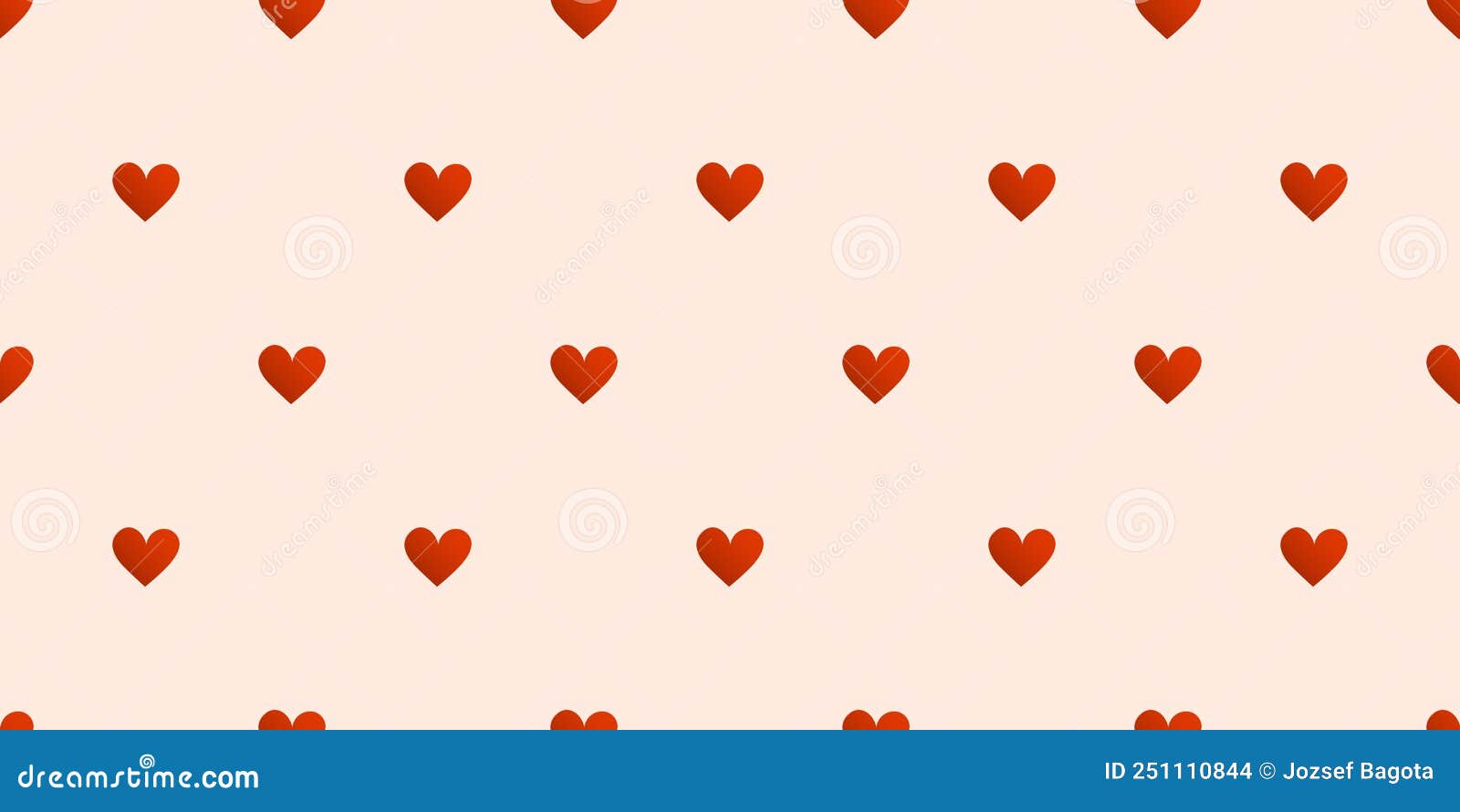 Seamless Scarce Red Hearts Pattern - Minimalist Repetitive Texture on ...