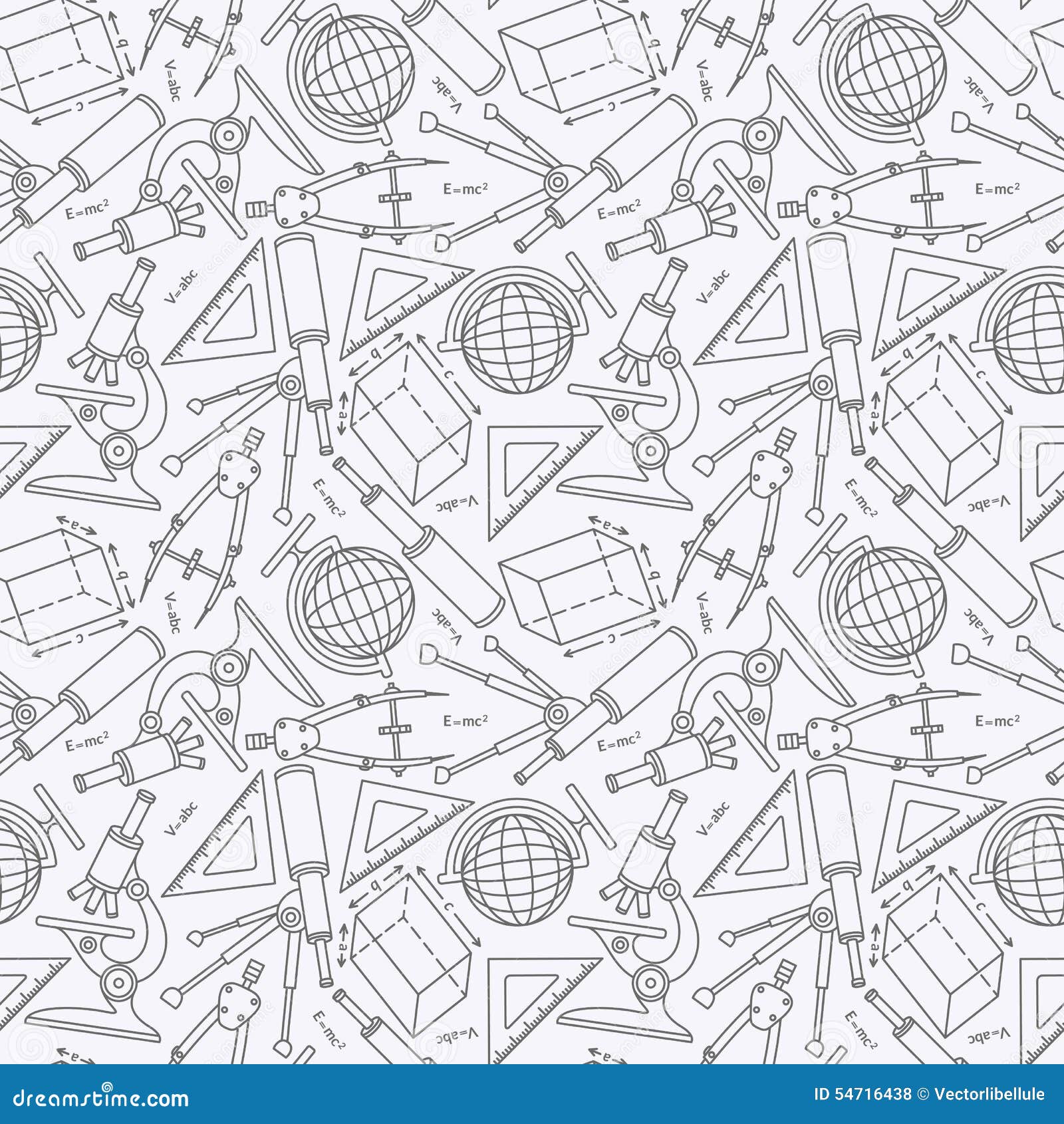 Seamless school pattern stock vector. Illustration of geometrical ...
