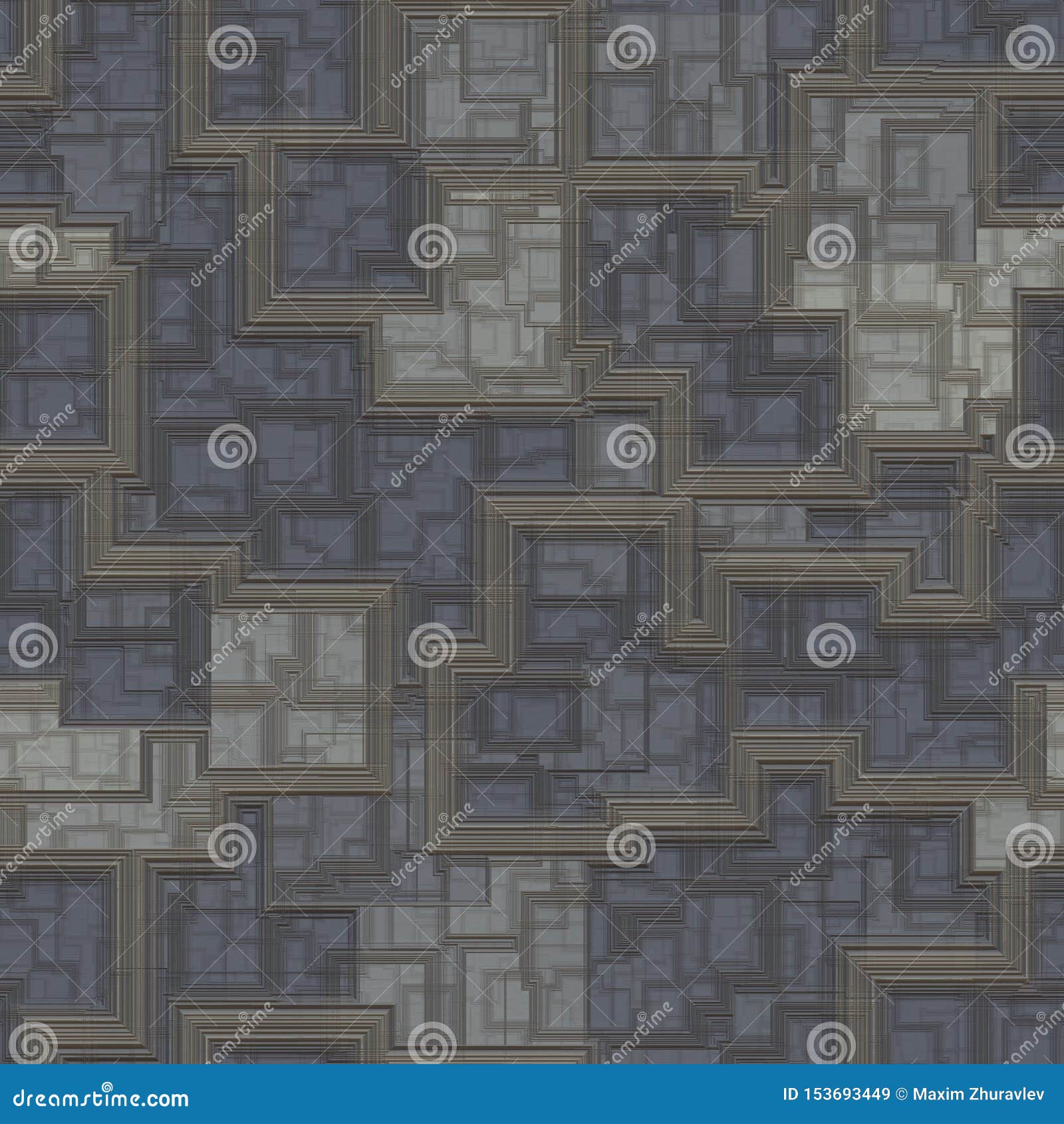 Spaceship Hull Texture or Pattern. Seamless SciFi Panels. Futuristic ...