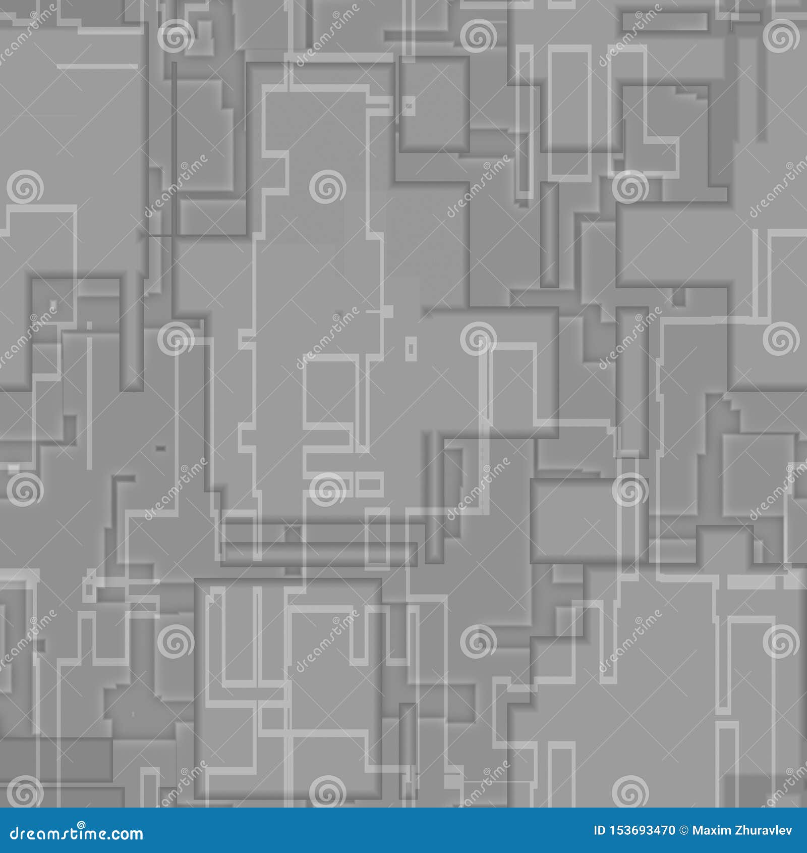 Spaceship Hull Texture or Pattern. Seamless SciFi Panels. Futuristic ...