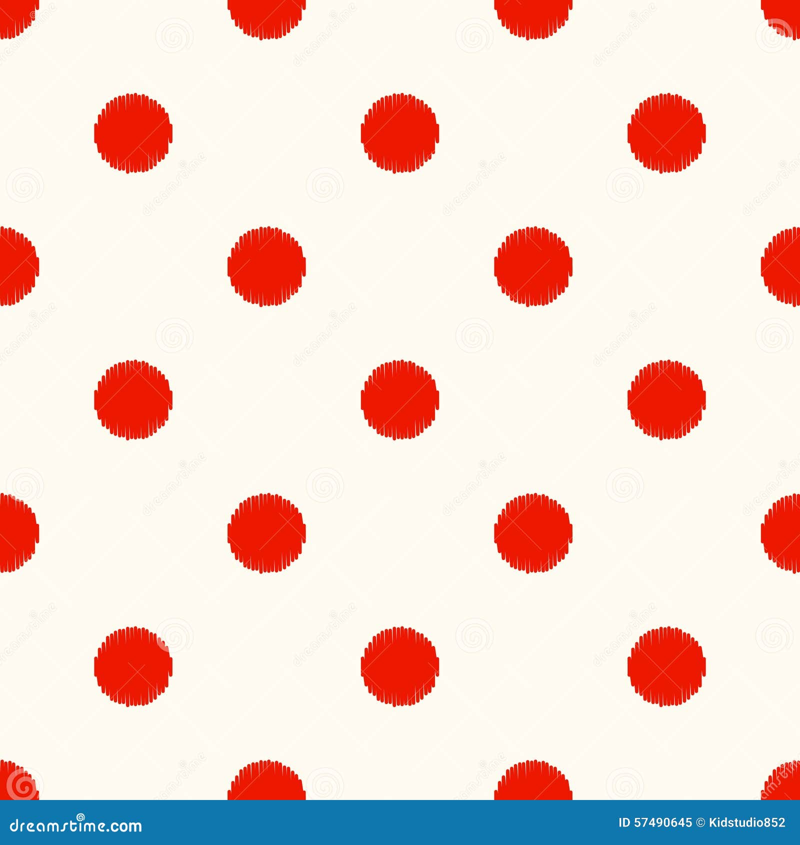 Seamless Scribble Circle Dots Pattern Stock Vector - Illustration of ...