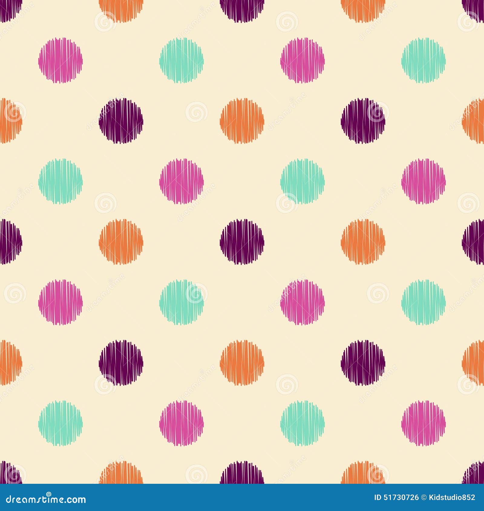 Seamless Scribble Dots Pattern Stock Vector - Illustration of abstract ...