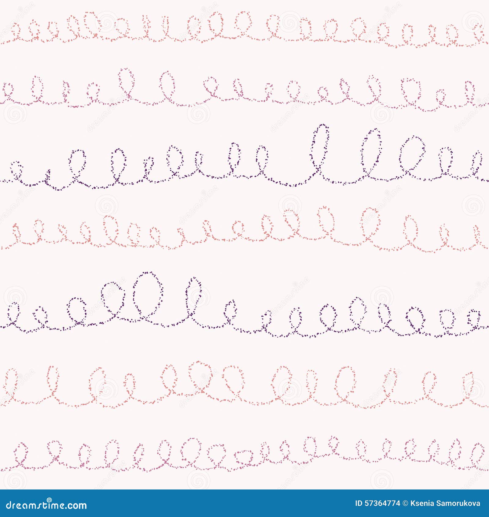 Seamless scribble pattern stock vector. Illustration of element - 57364774