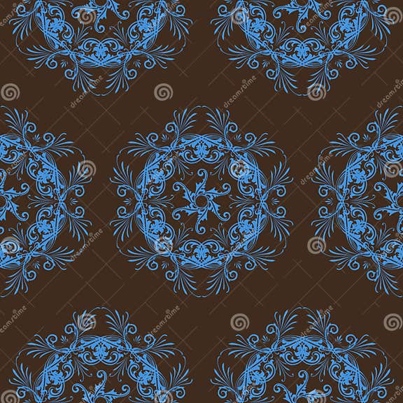 Seamless Scroll Design stock illustration. Illustration of continuous ...