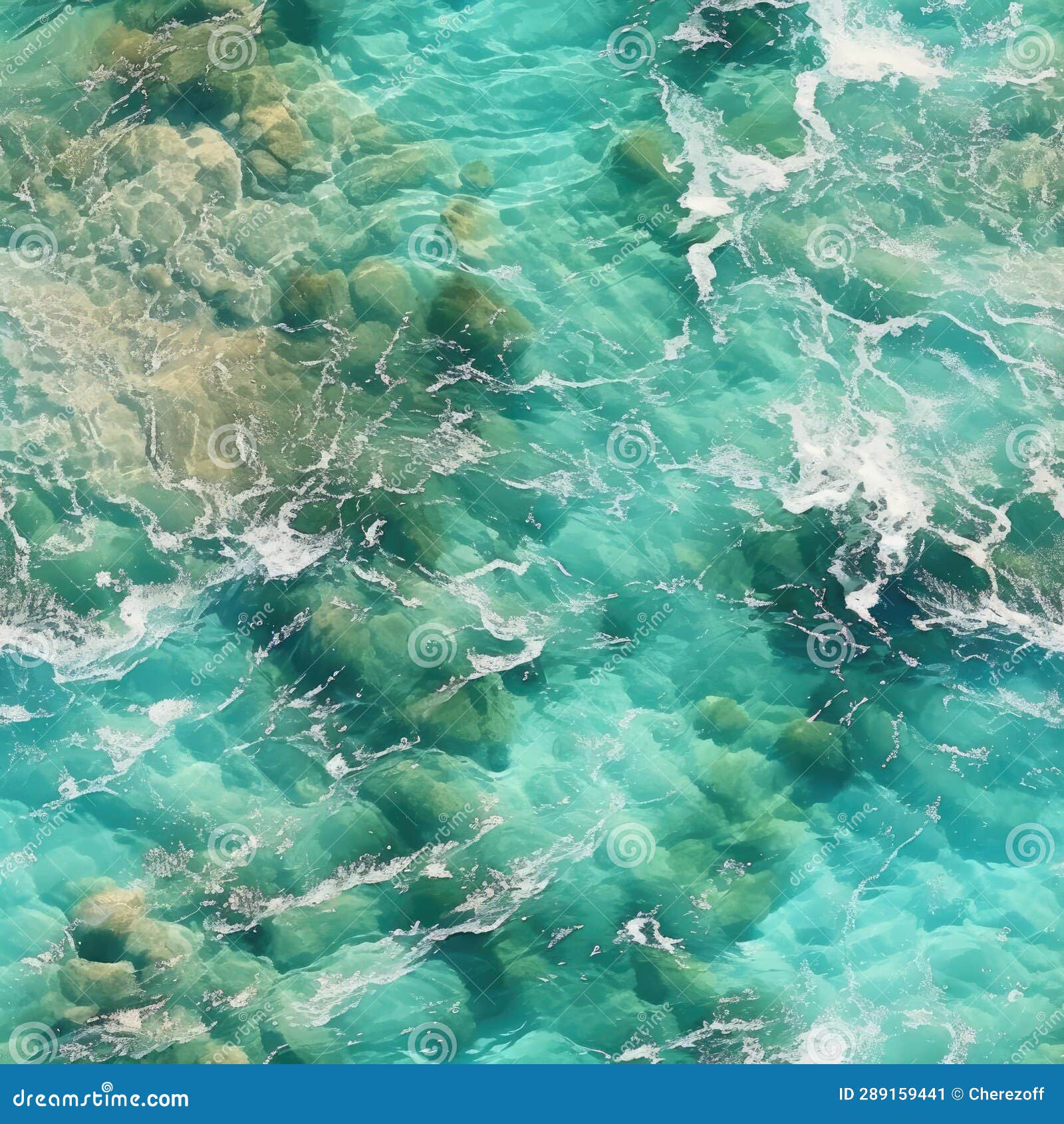 Seamless Seawater Texture with Foam Stock Illustration - Illustration ...