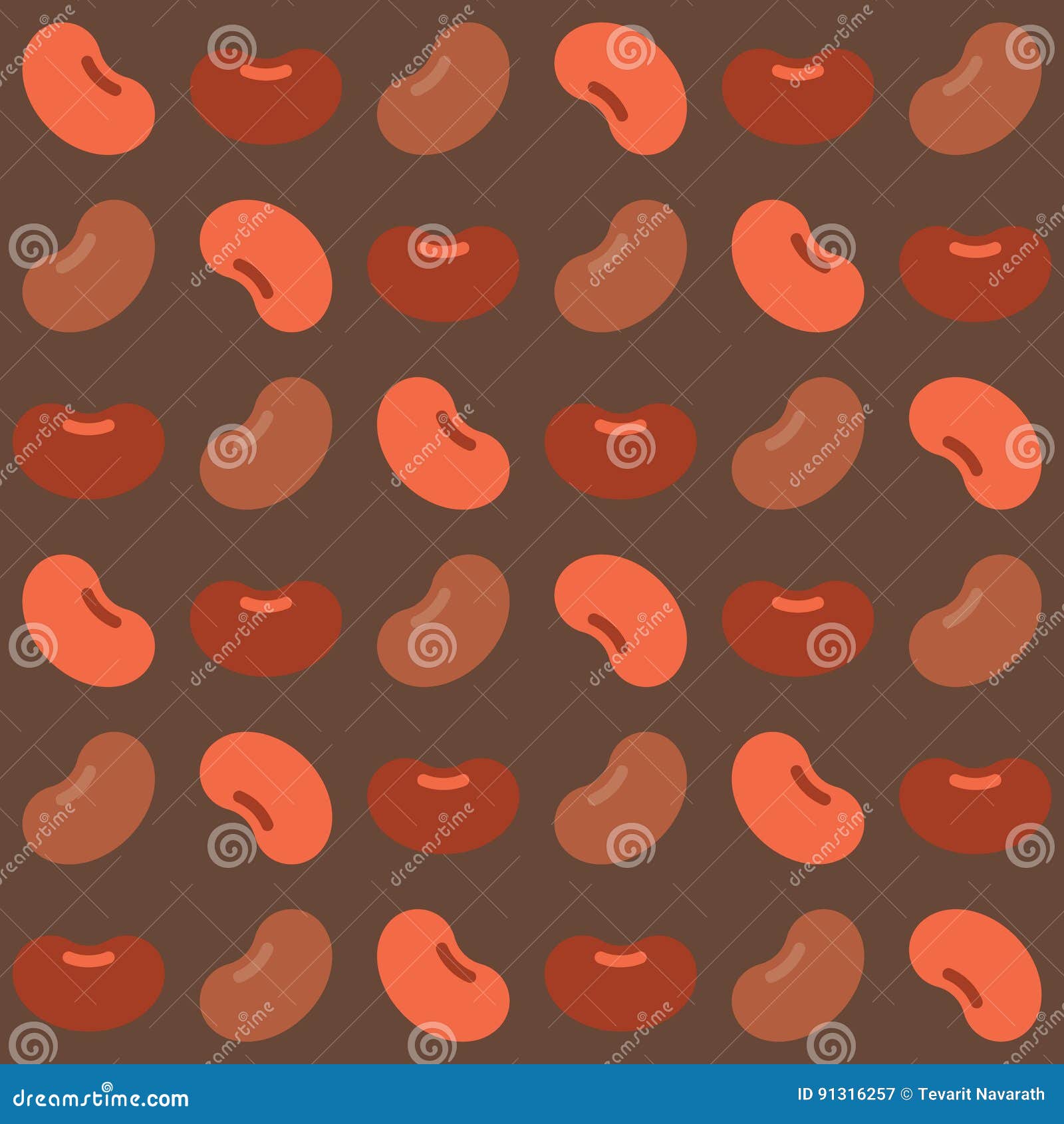 Seamless Seed Pattern Vector Stock Vector - Illustration of design ...