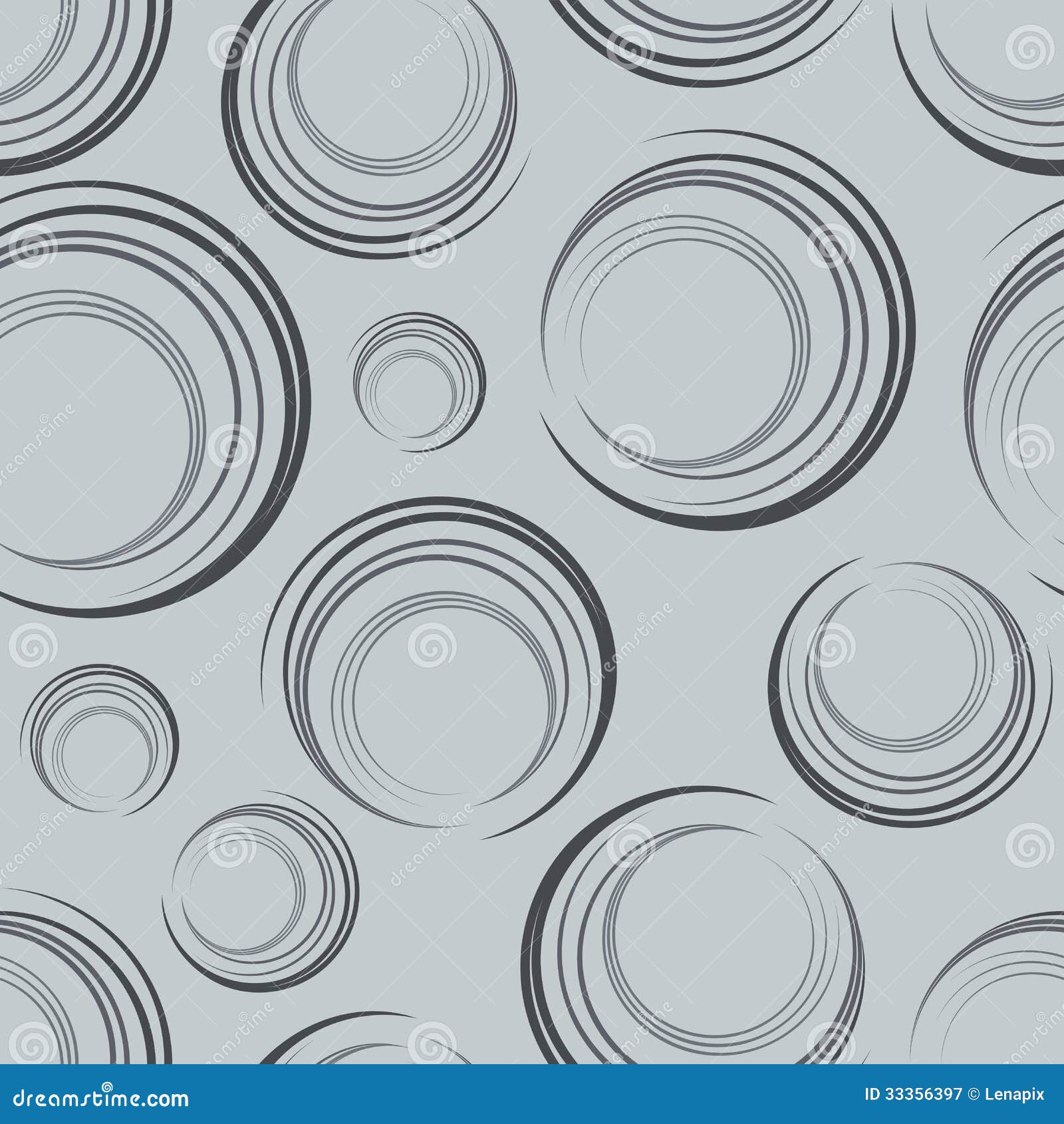 Seamless Semicircles Pattern. Stock Vector - Illustration of element ...