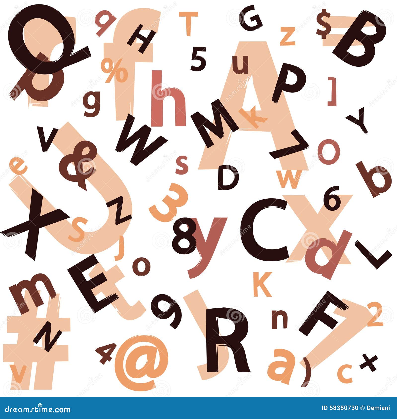 Jumbled Letters And Numbers