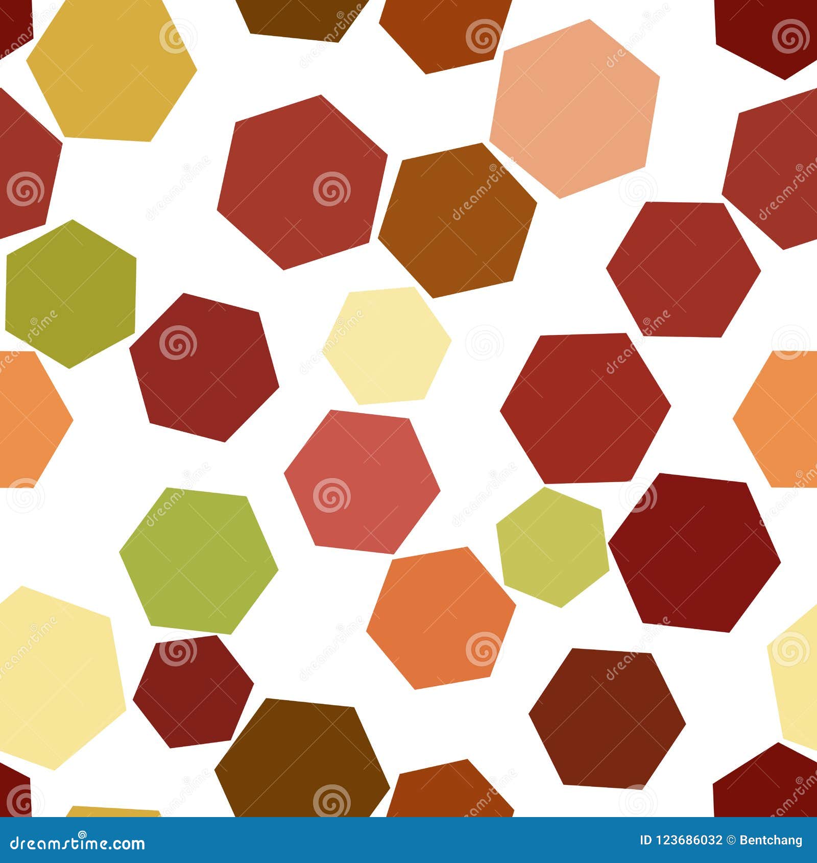 Seamless Shape of Hexagon, Abstract Geometric Background Pattern ...