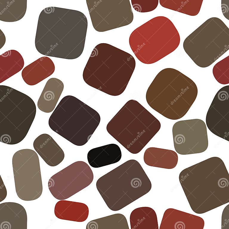 Seamless Shape of Rounded Rectangle, Abstract Geometric Background ...