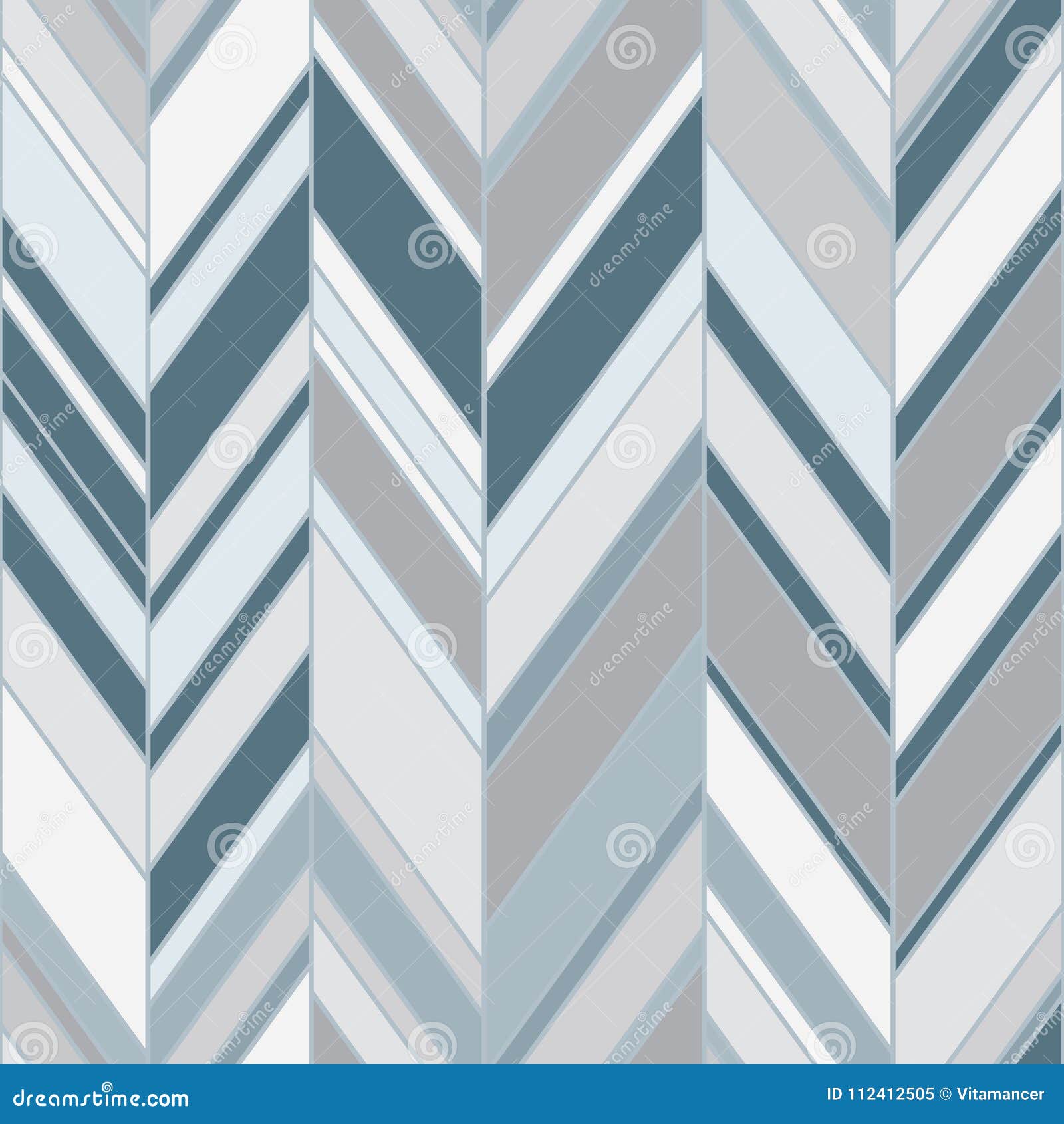 Seamless Shevron Geometric Pattern Stock Vector - Illustration of ...