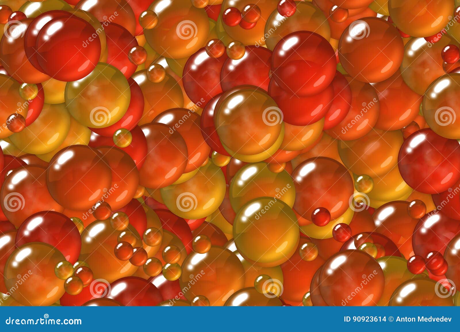 Seamless Shining Ruby Spheres and Bubbles Plating Wrapping Pattern ...