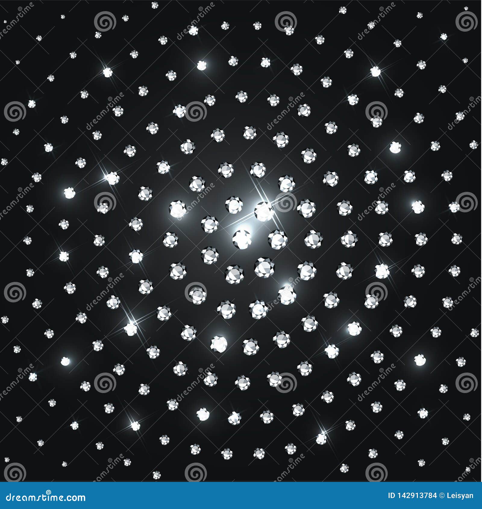 Seamless Silver Texture of Fabric with Sequins Stock Illustration ...