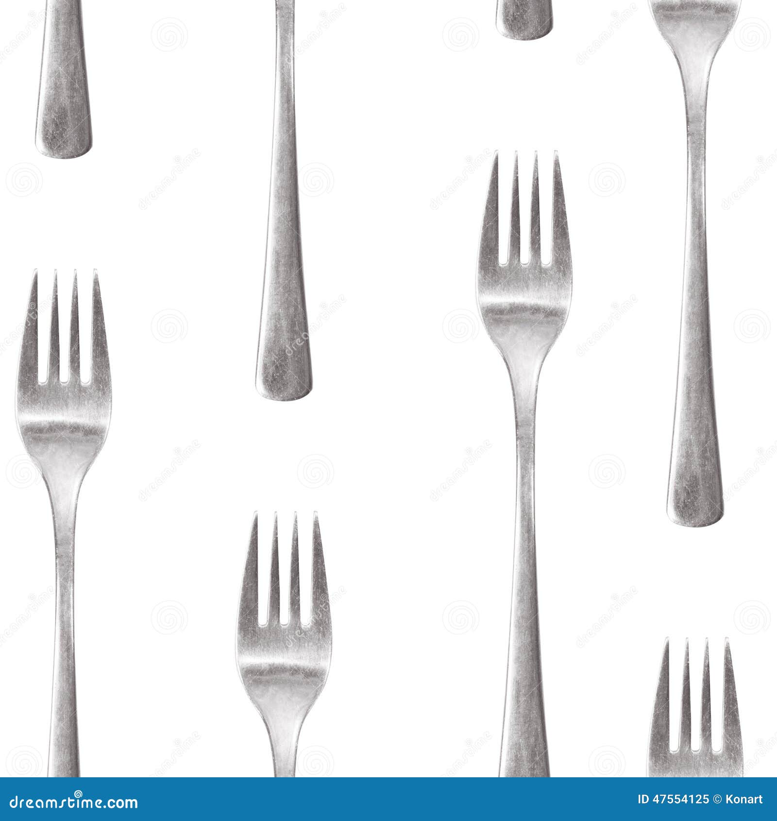 Seamless Silverware Pattern Stock Image - Image of eating, luxury: 47554125