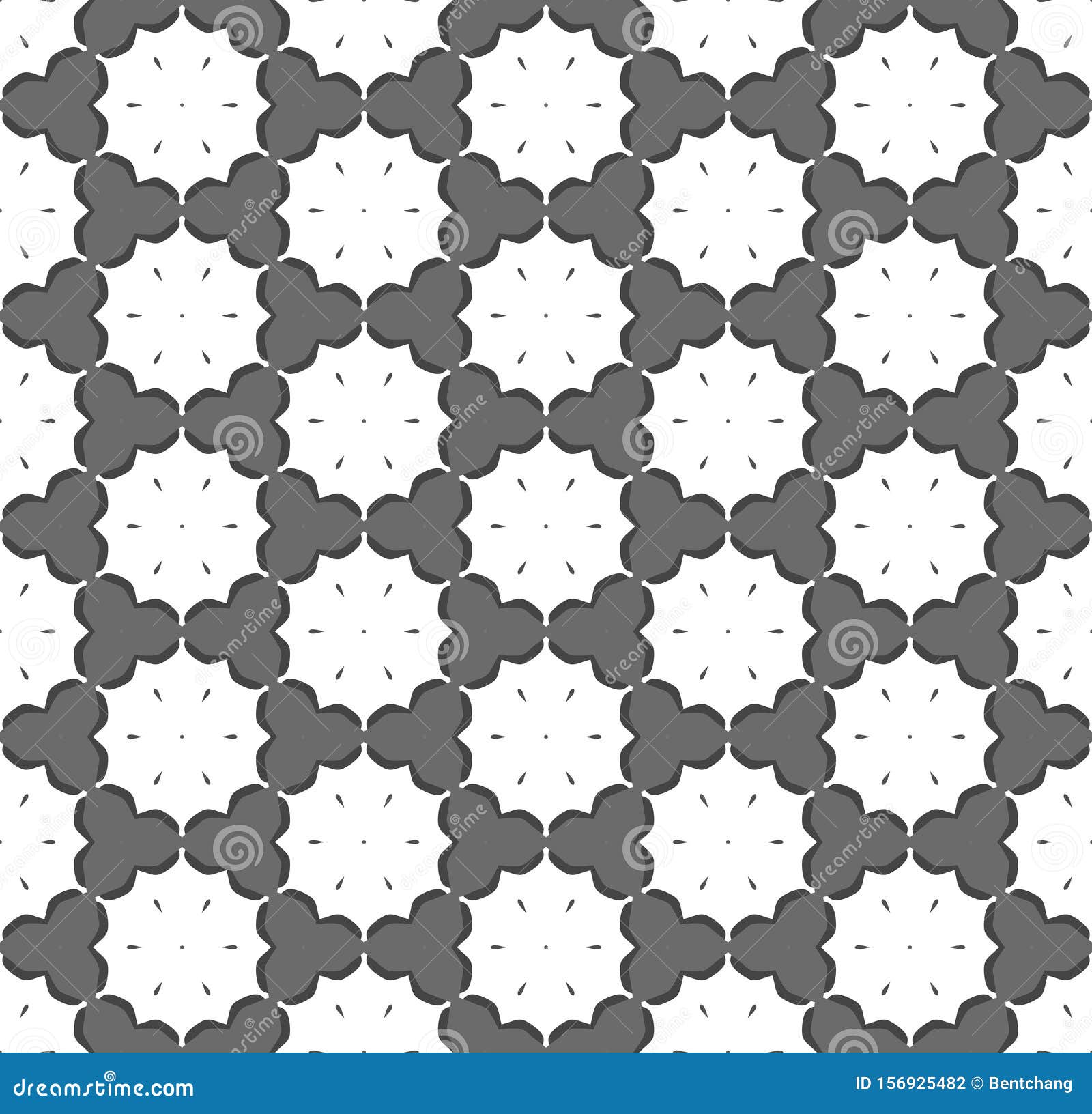 Seamless Simple Black & White B&W Abstract Geometry Pattern Stock ...