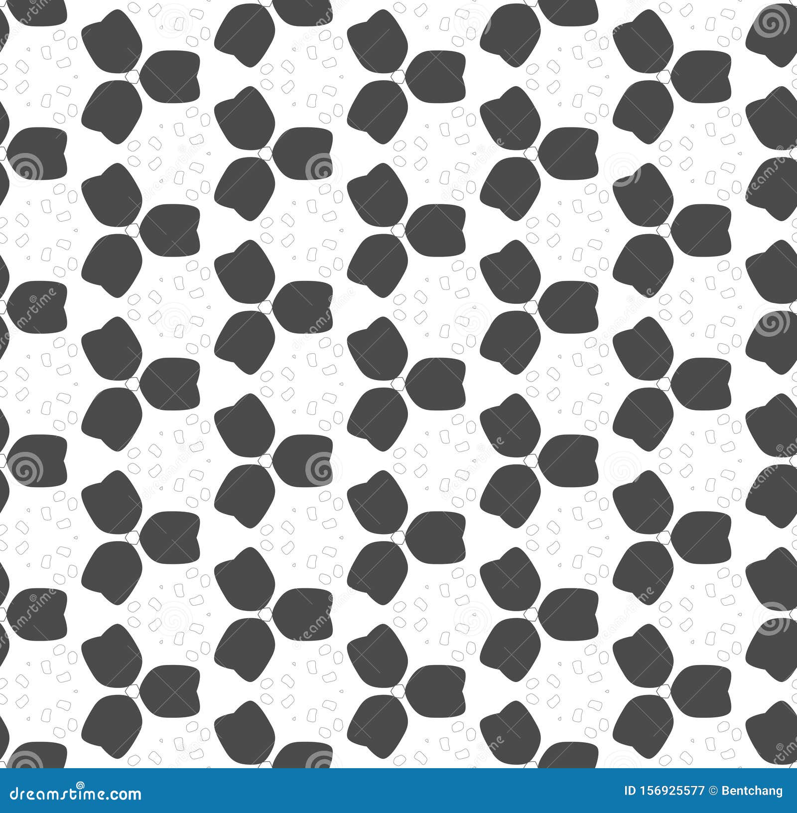 Seamless Simple Black & White B&W Abstract Geometry Pattern Stock ...