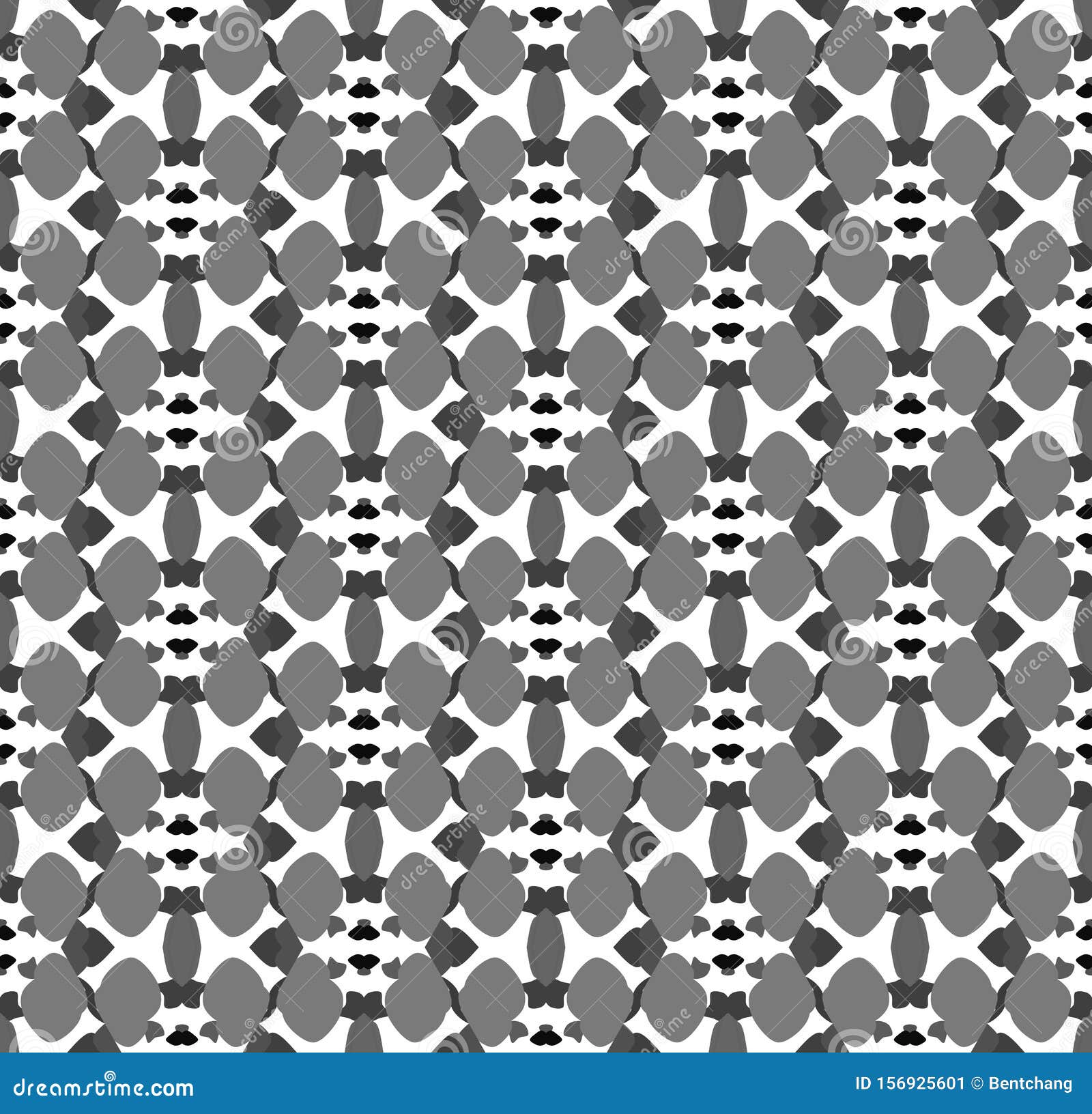 Seamless Simple Black & White B&W Abstract Geometry Pattern Stock ...