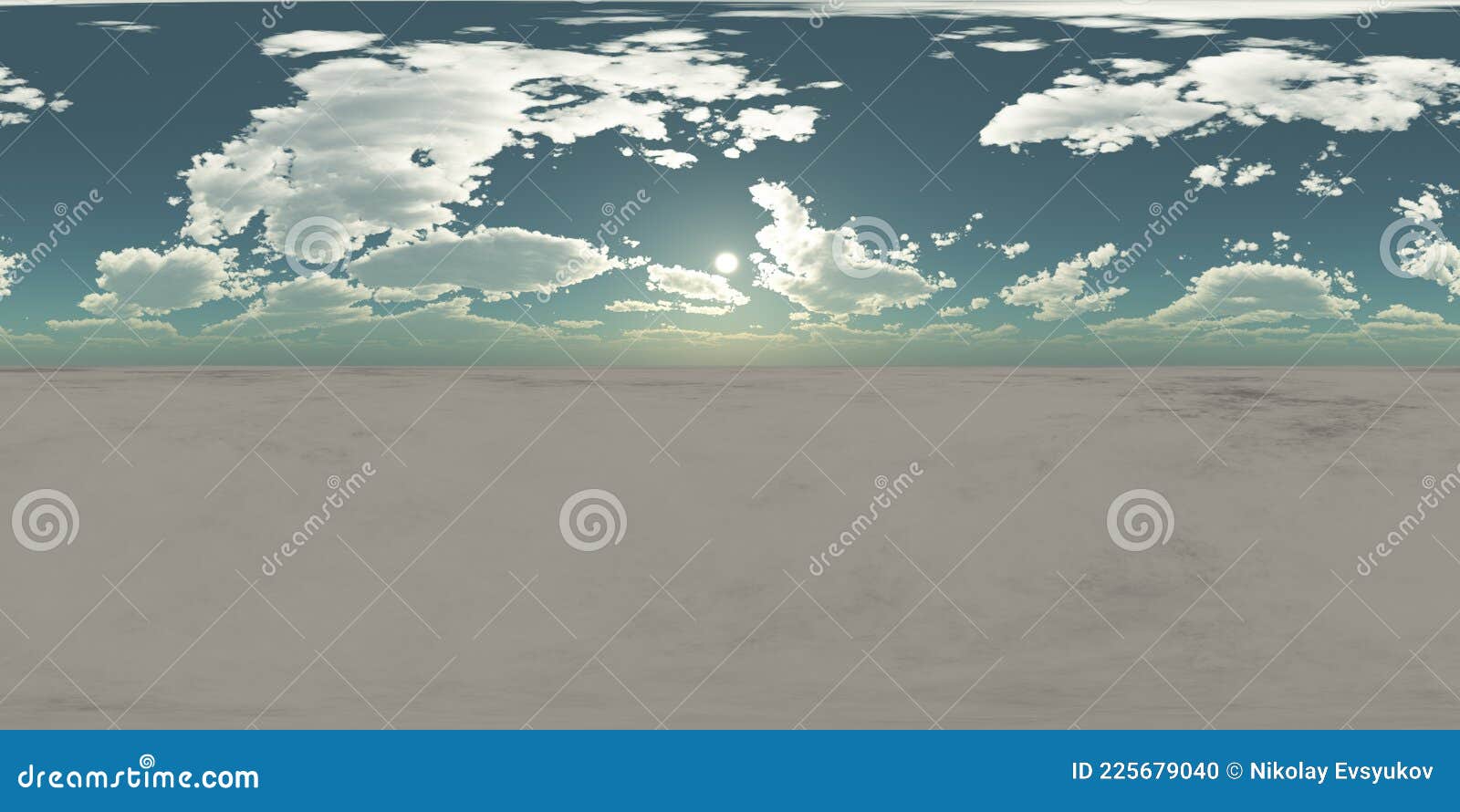 Seamless Sky Hdri Panorama 360 Degrees Angle View With Zenith And ...